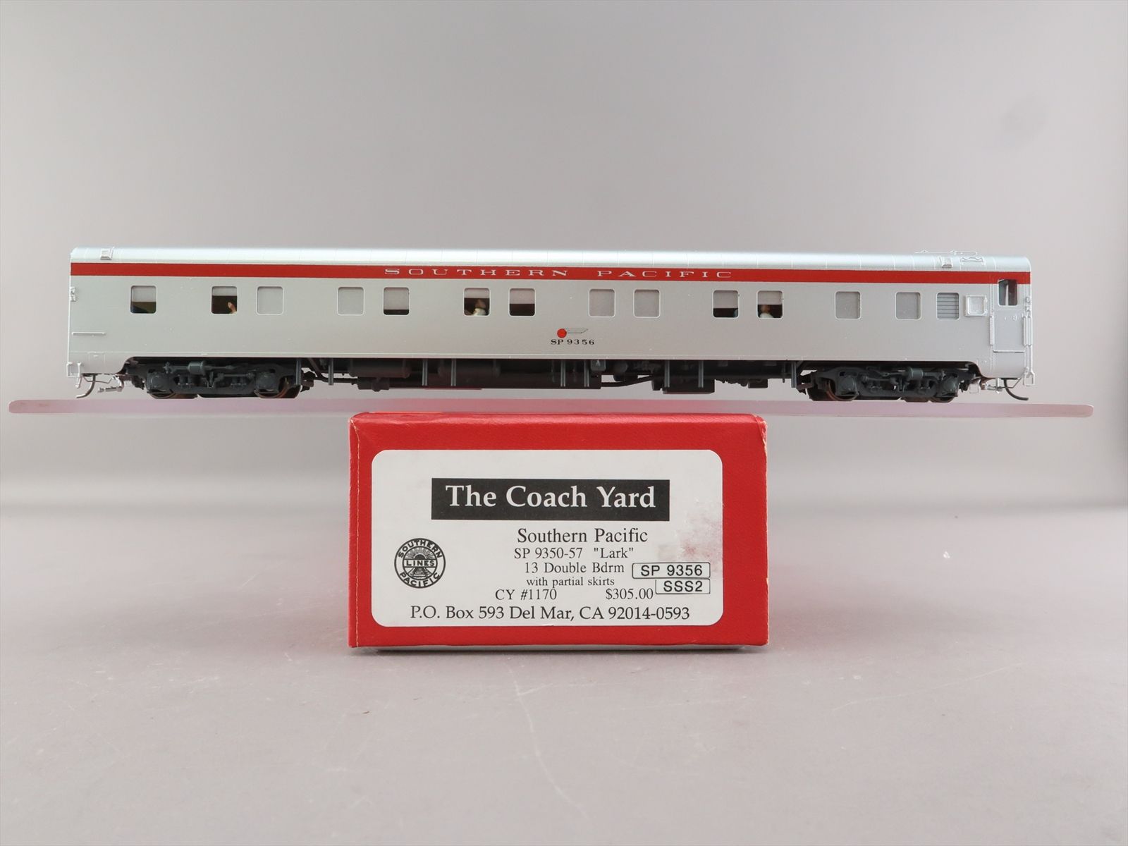 HO Brass Model - TCY 1170 SP Southern Pacific Lark 13 Double Bedroom ...