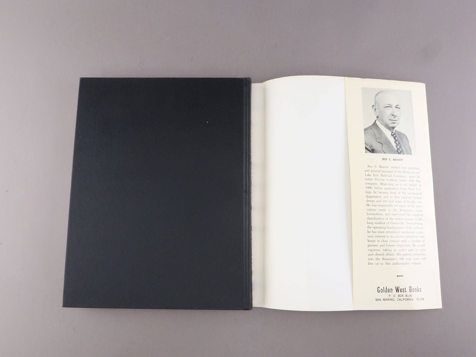 Railroad Book: The Bessemer and Lake Erie Railroad - Roy Beaver - 184 pgs