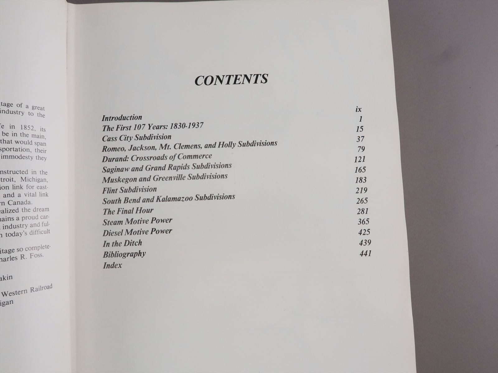 Railroad Book: Evening Before the Diesel - Charles Foss - 444 pgs