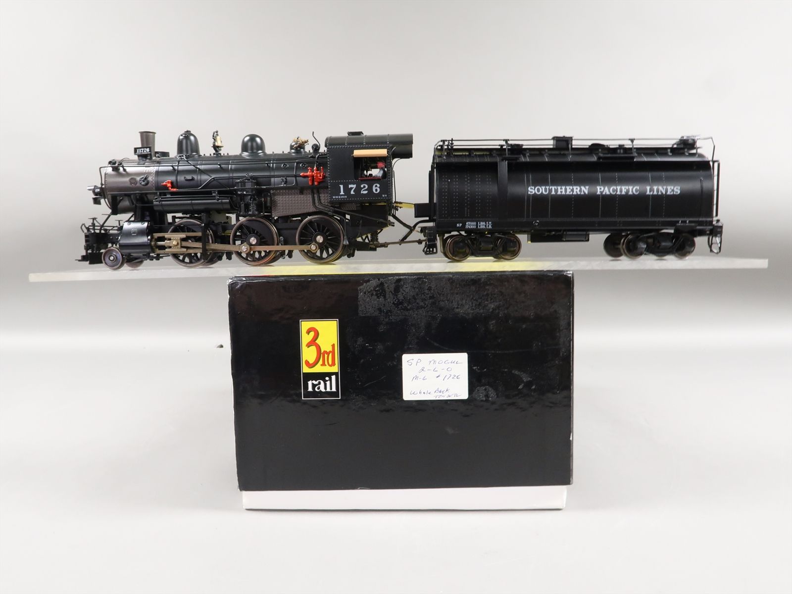 O 2-Rail Brass Model - Sunset SP Southern Pacific Mogul M-6 2-6-0 #1726 ...