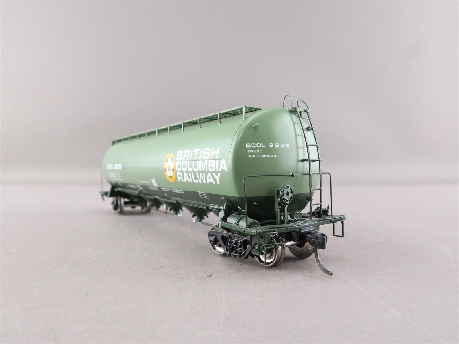 HO Brass Model - OMI 3390.2 BCR British Columbia Railway Procor ...