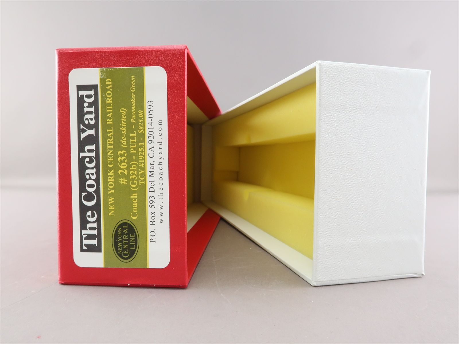 HO Brass Model - TCY 1925.1 NYC New York Central Deskirted Coach G32b ...