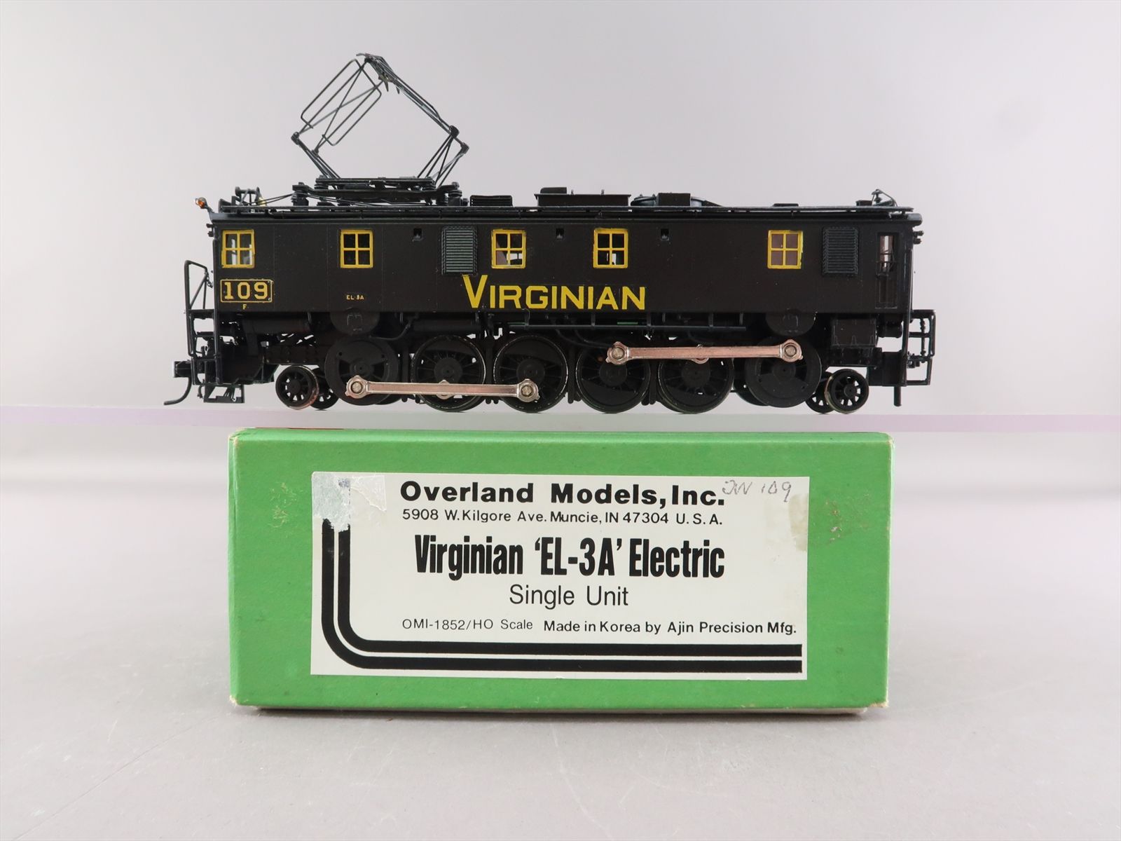 HO Brass Model - OMI 1852 VGN Virginian EL-3A Electric Locomotive ...