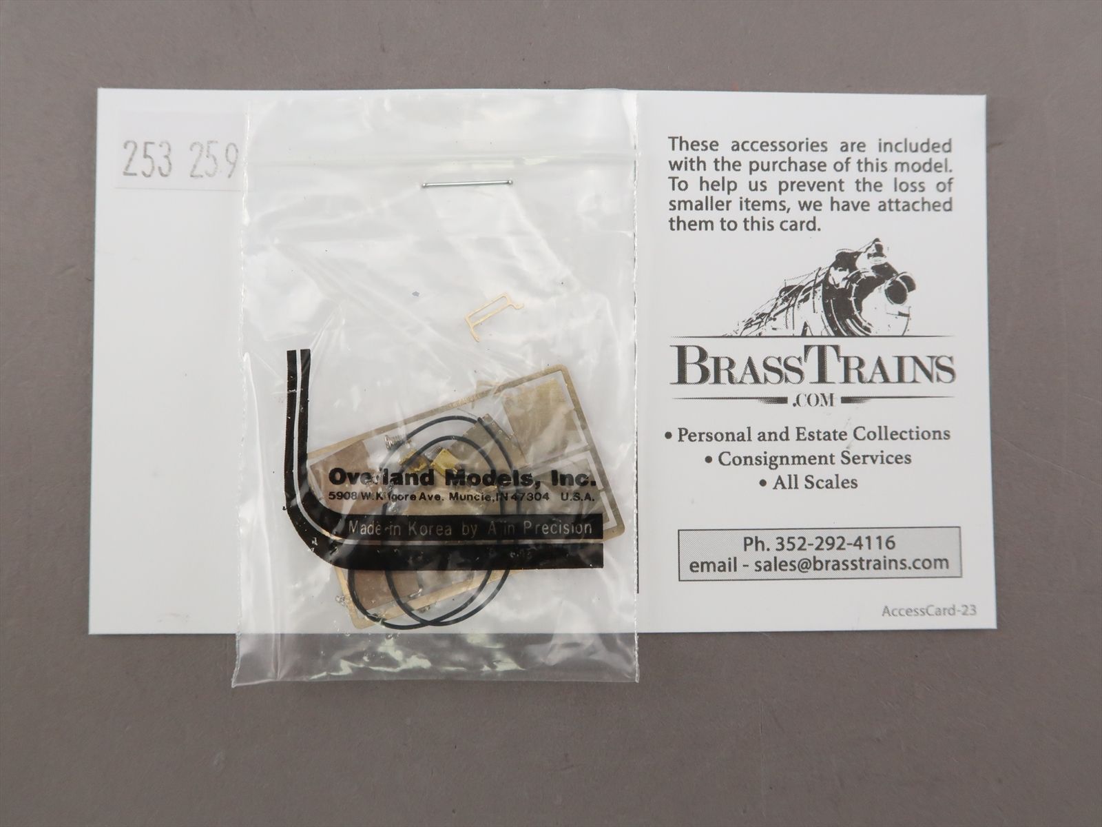 HO Brass Model - OMI 1852 VGN Virginian EL-3A Electric Locomotive ...