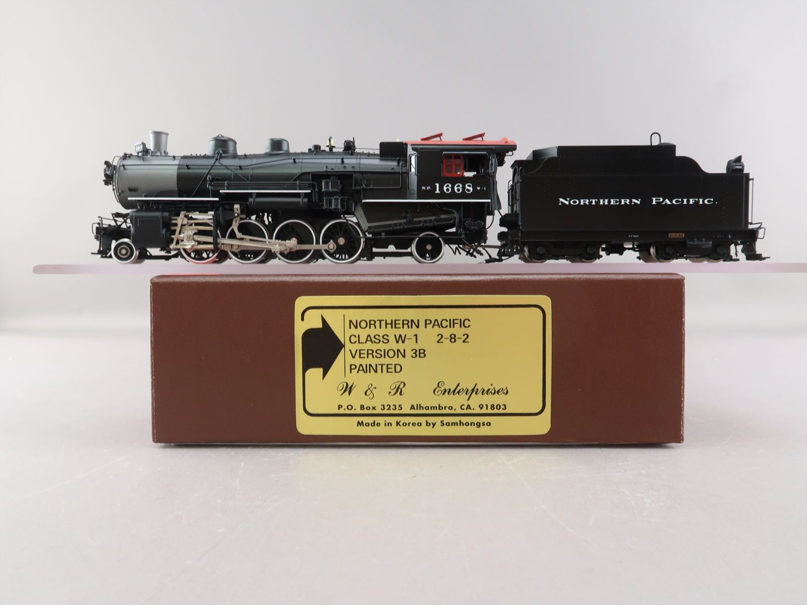 HO Brass Model - W&R Version 3B NP Northern Pacific W-1 2-8-2 #1668 - F ...