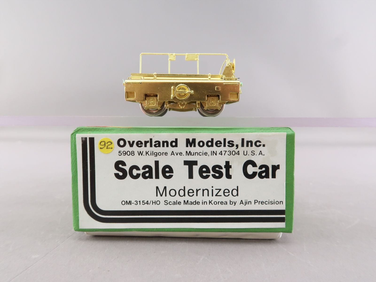HO Brass Model - OMI 3154 Modernized Scale Test Car - Unpainted - 1989 ...