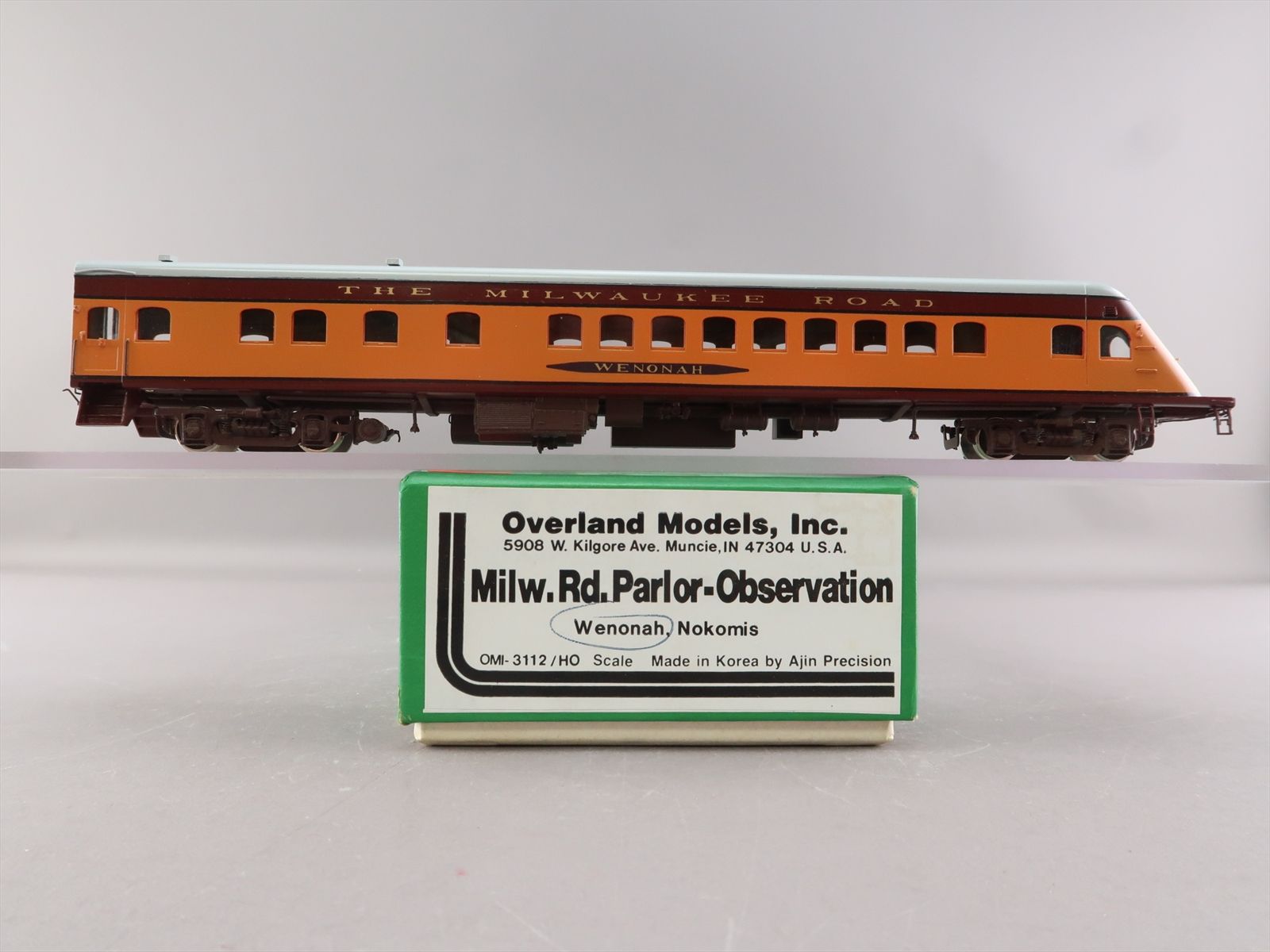 HO Brass Model - OMI 3112 Milwaukee Road Parlor Observation Car Wenonah ...