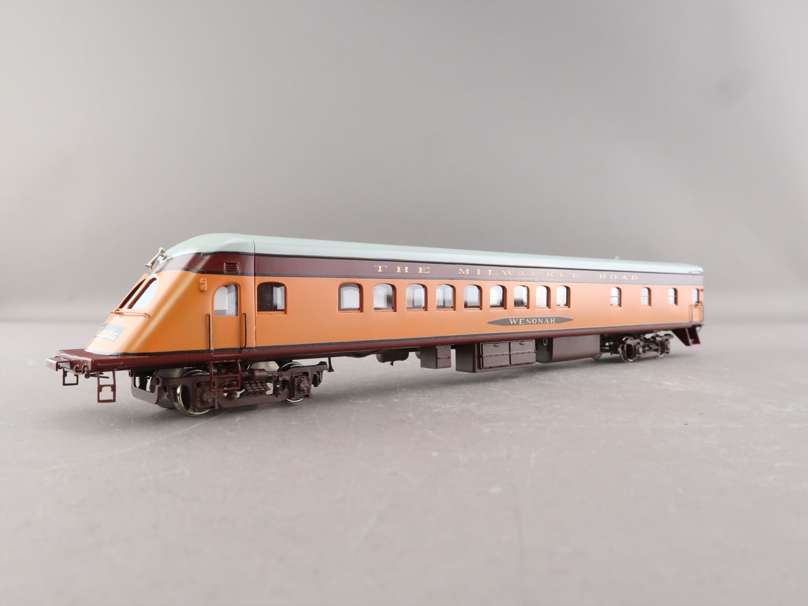 HO Brass Model - OMI 3112 Milwaukee Road Parlor Observation Car Wenonah ...