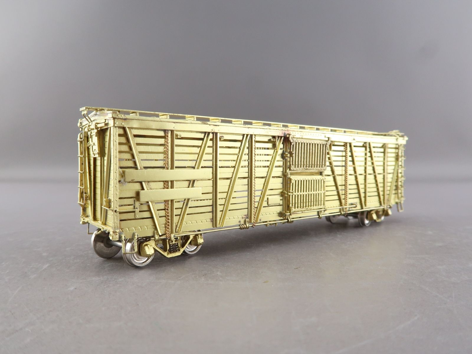 HO Brass Model - PRB Pecos AT&SF Santa Fe SK-Q Stock Car - Unpainted ...