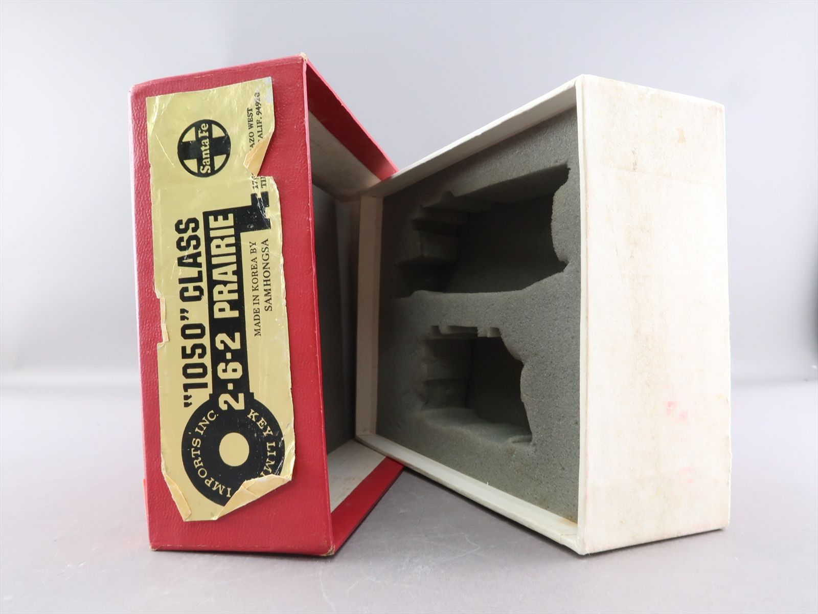 HO Brass Model - Key AT&SF Santa Fe 1050 Class 2-6-2 Prairie #1018 ...