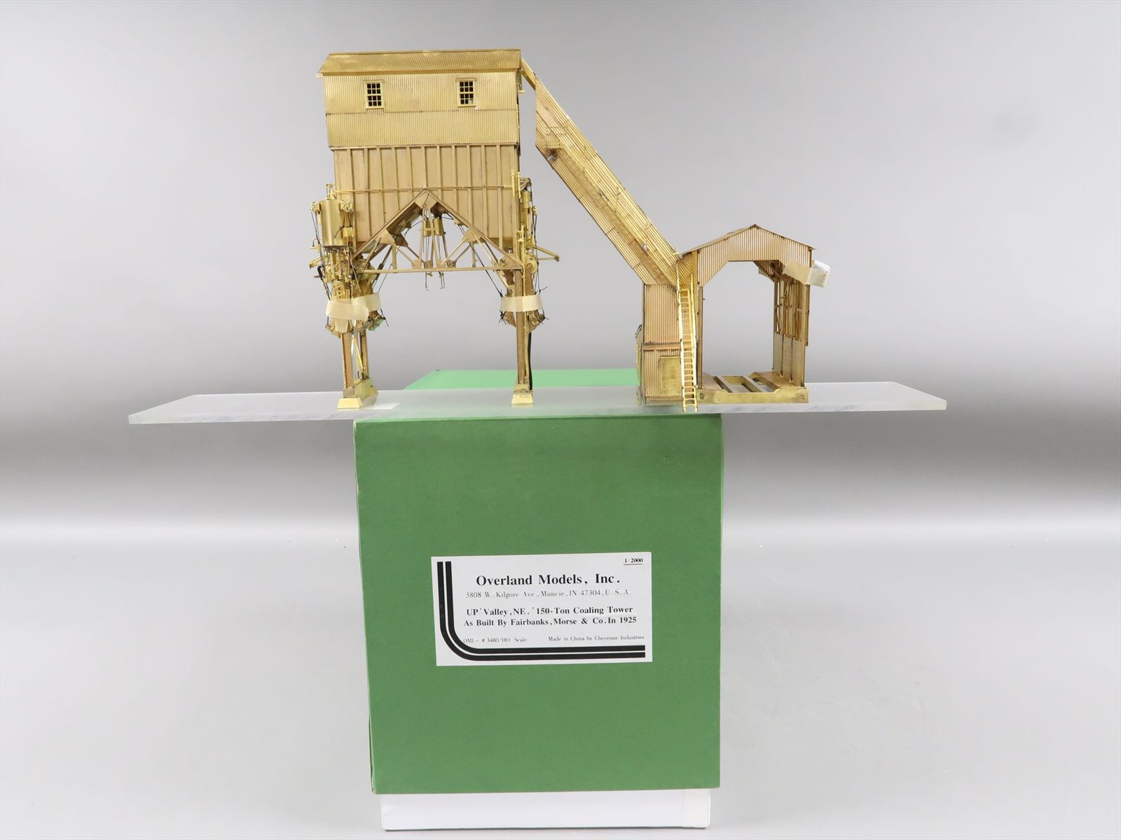 HO Brass Model Structure - OMI 3480 UP Union Pacific 150-Ton Coaling ...