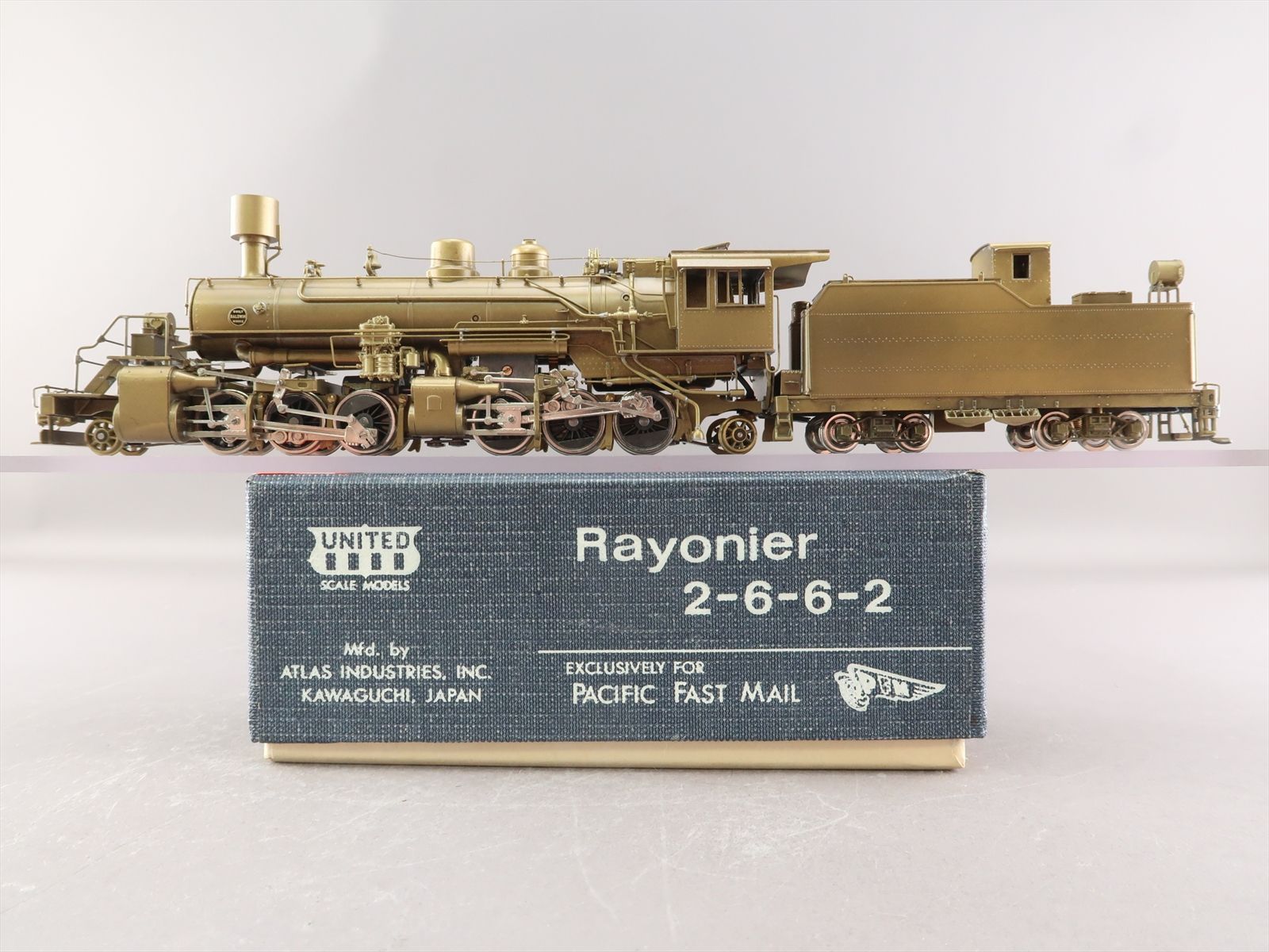 HO Brass Model - PFM Rayonier Baldwin 2-6-6-2 - Unpainted - 1980 Run ...