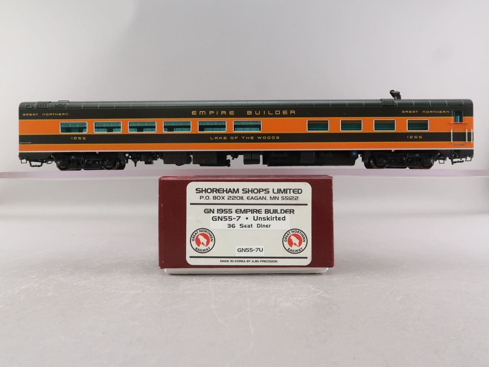 HO Brass Model - SSL GN55-7 GN Great Northern Empire Builder 1955 36 ...