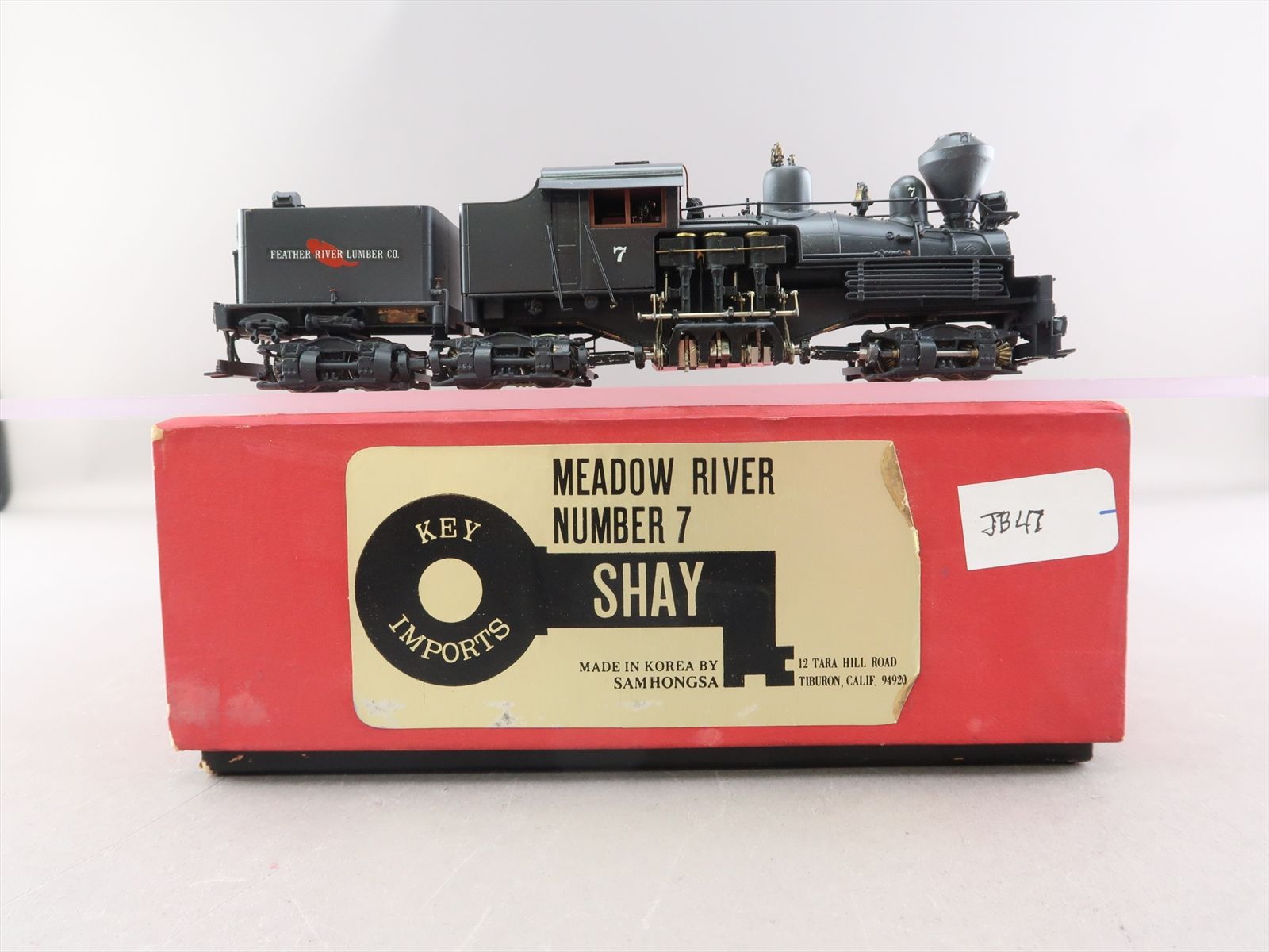 HO Brass Model - Key Meadow River Logging 3-Truck Shay #7 - Custom ...