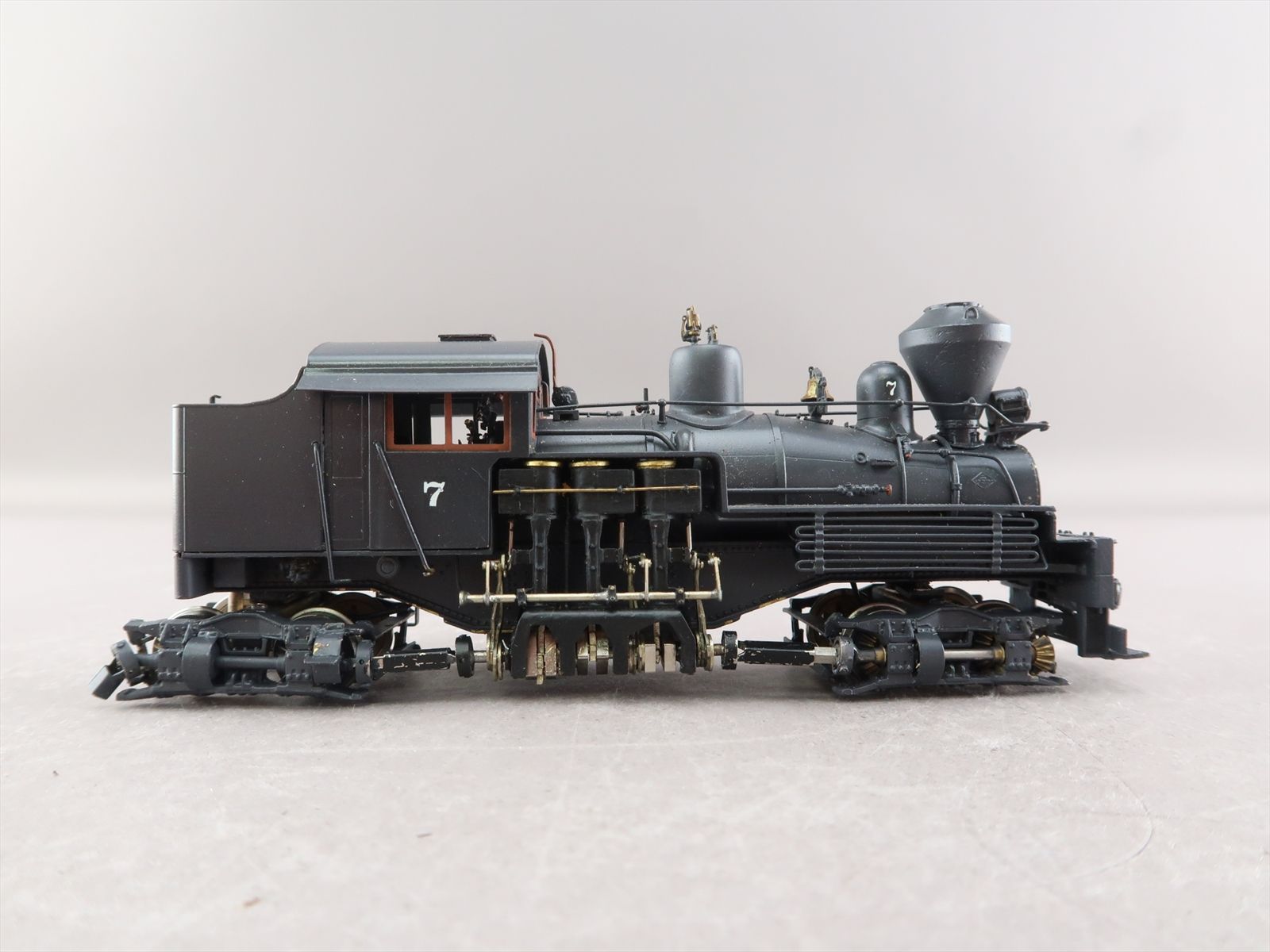 HO Brass Model - Key Meadow River Logging 3-Truck Shay #7 - Custom ...