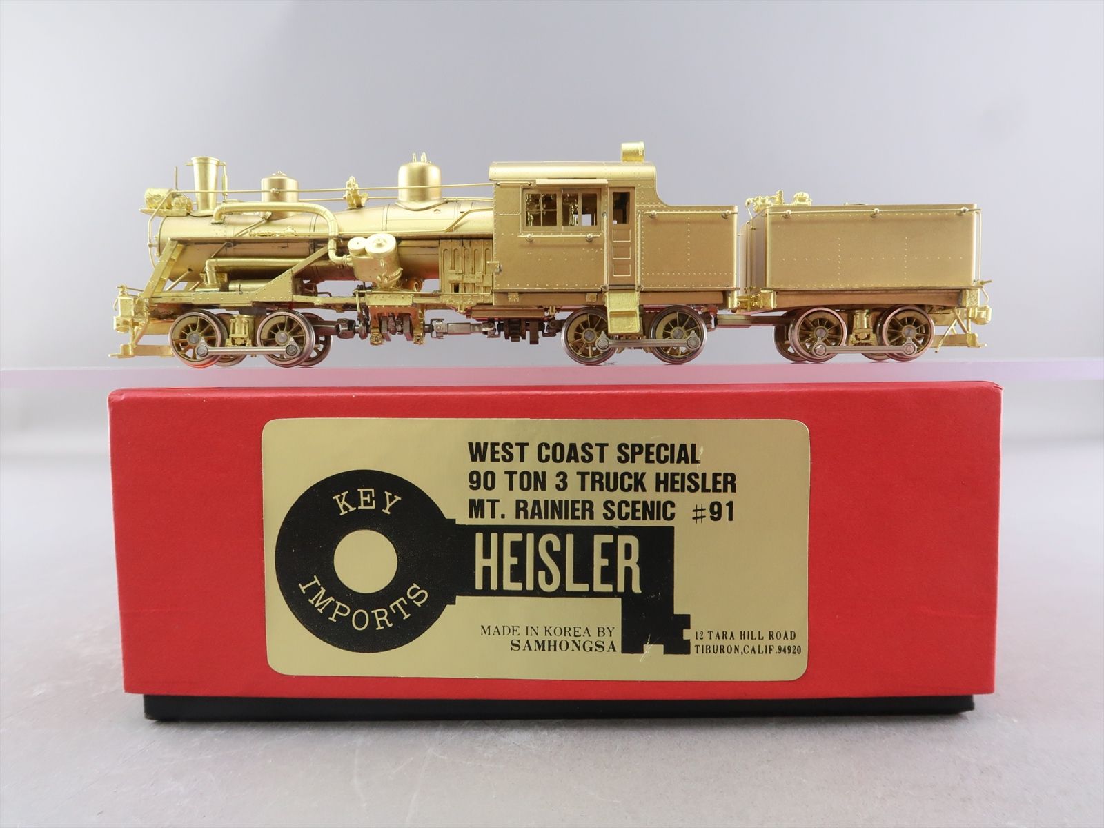 HO Brass Model - Key West Coast Special - Mt. Rainier #91 - 90 Ton 3 ...