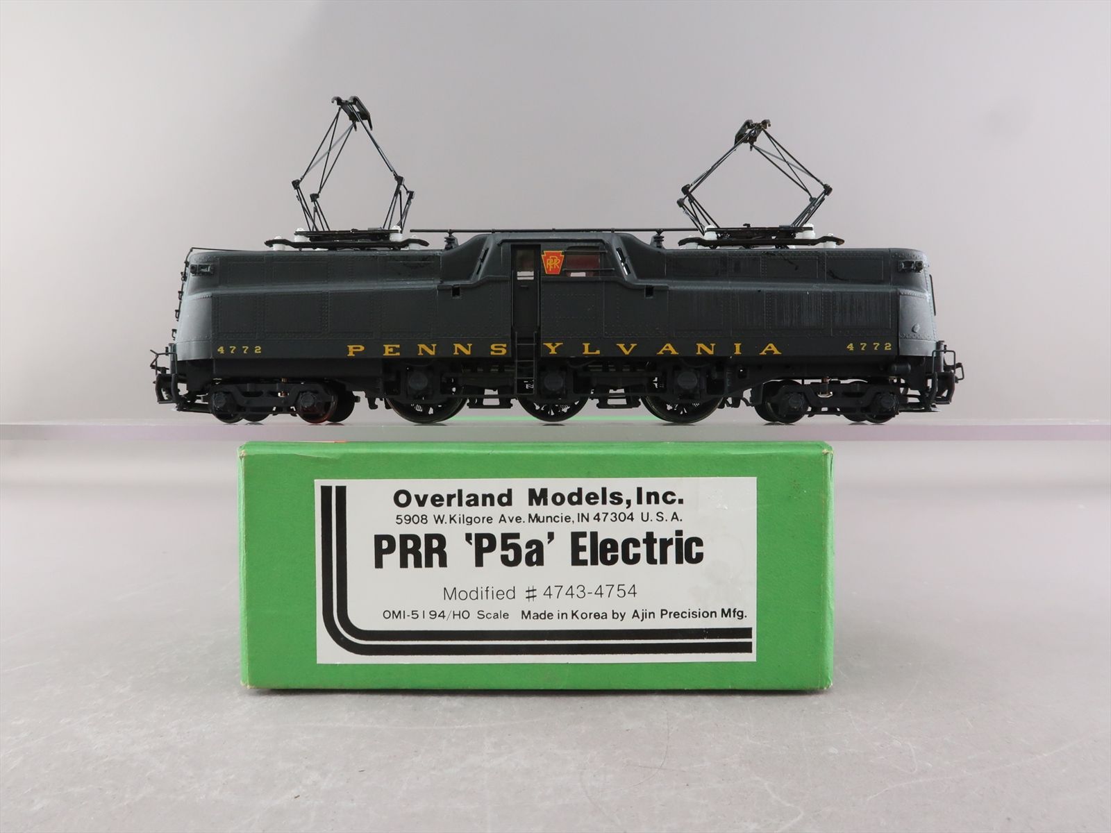 HO Brass Model - OMI 5194 PRR Pennsylvania P5a Electric Modified #4772 ...