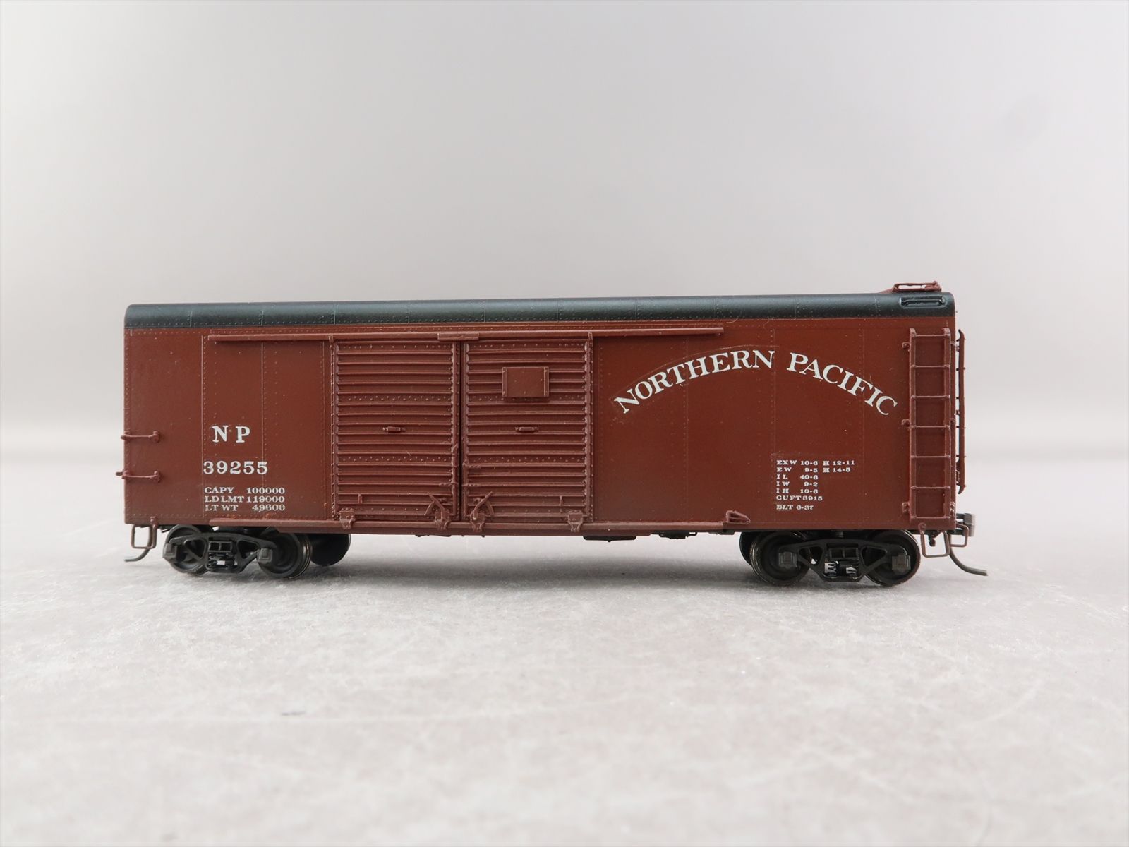 HO Brass Model - W&R NP Northern Pacific 40' Round Roof Auto Automobile ...