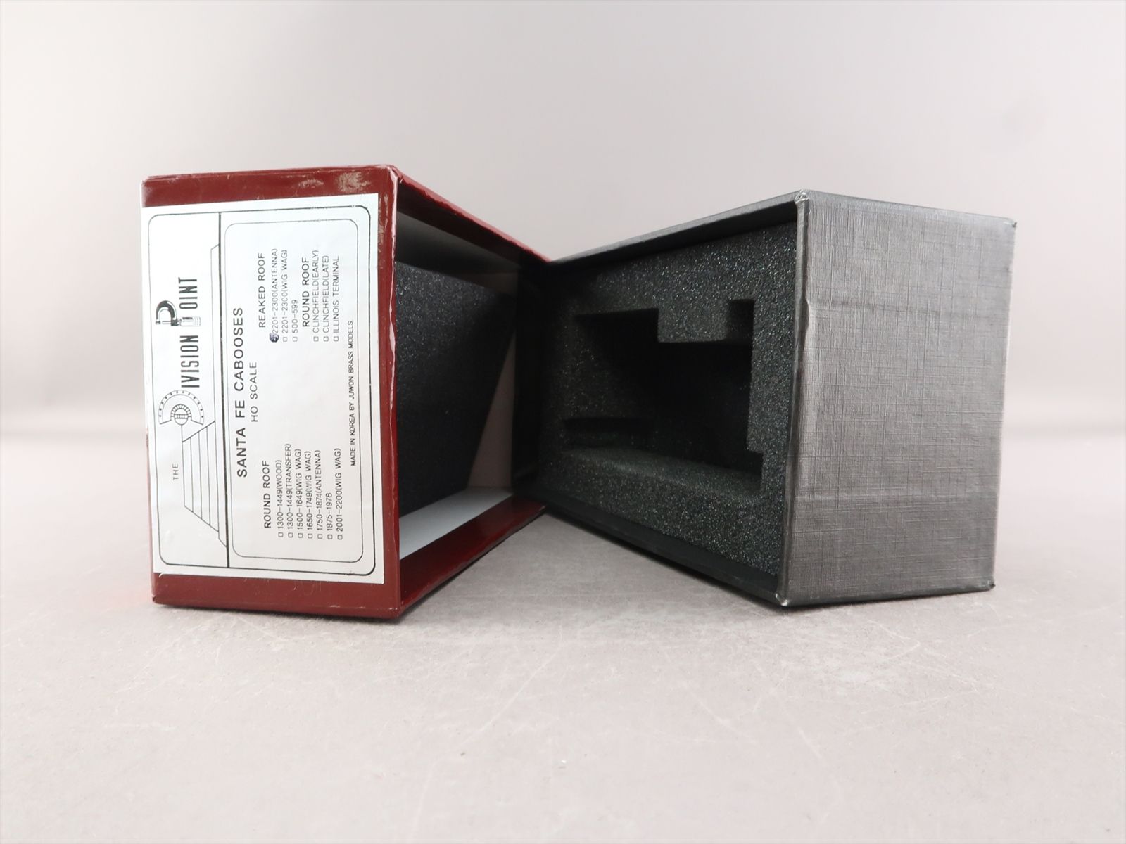 HO Brass Model - DP 1407 AT&SF Santa Fe Peaked Roof Steel Caboose #2206 ...