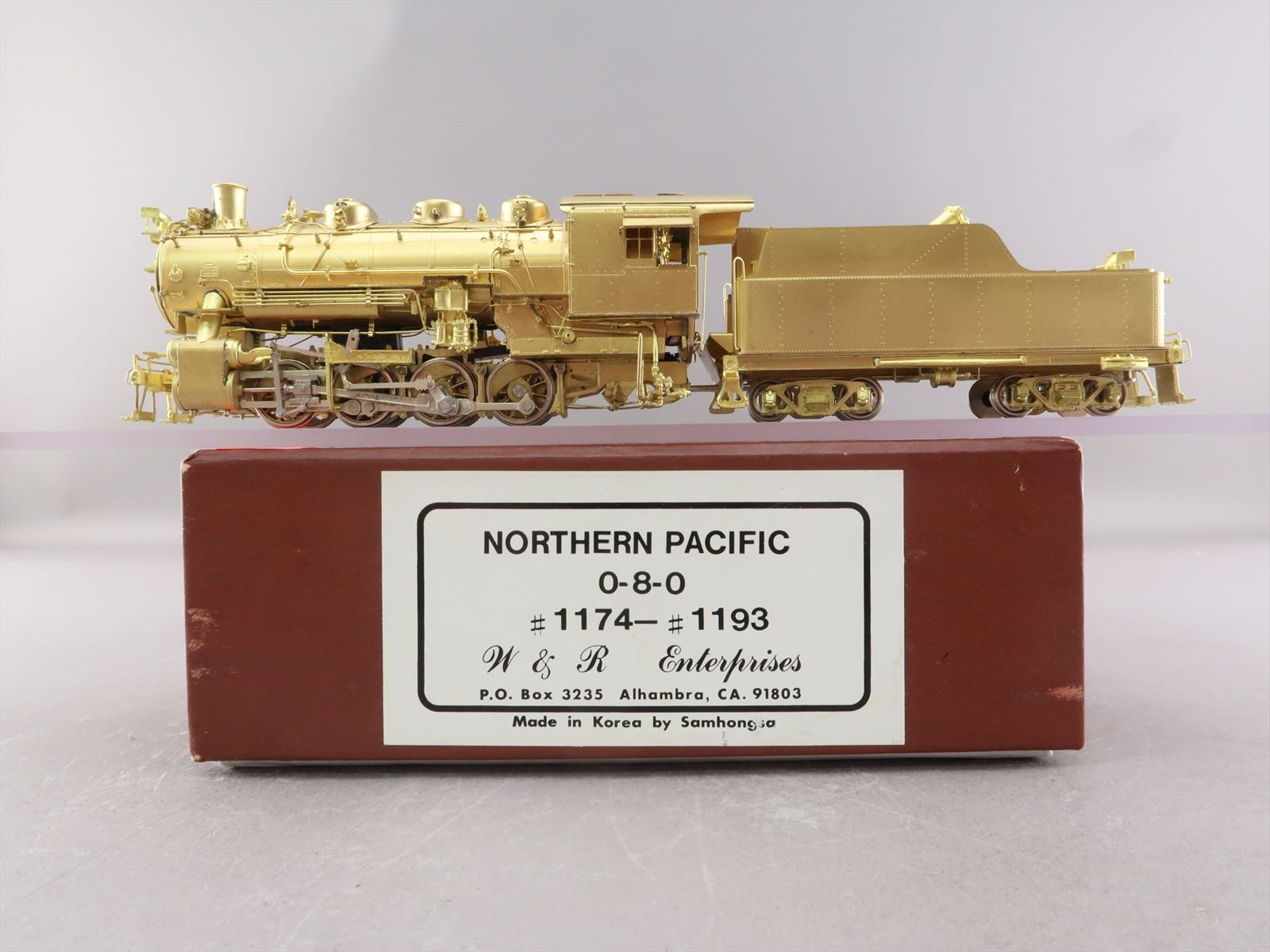 HO Brass Model - W&R NP Northern Pacific G-2 0-8-0 Switcher - Unpainted ...
