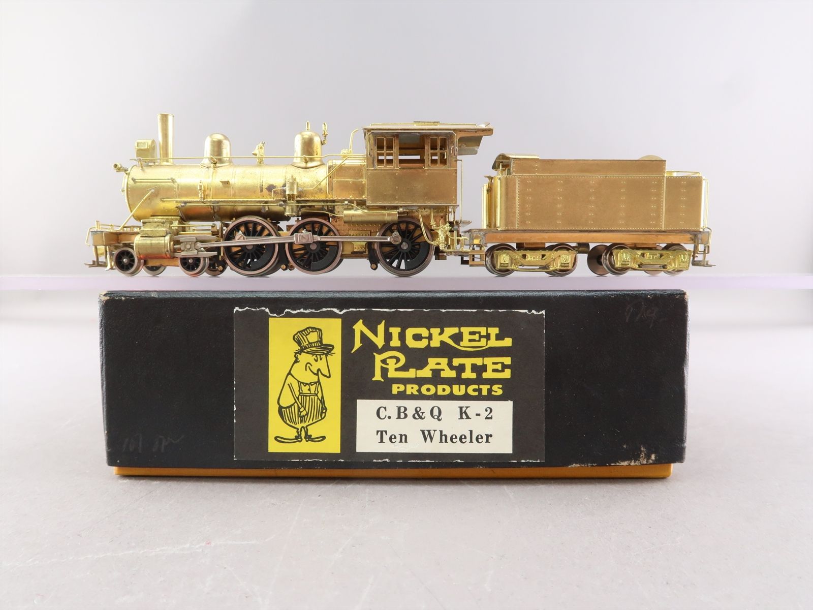 HO Brass Model - NPP CB&Q Chicago Burlington & Quincy K-2 Ten Wheeler 4 ...