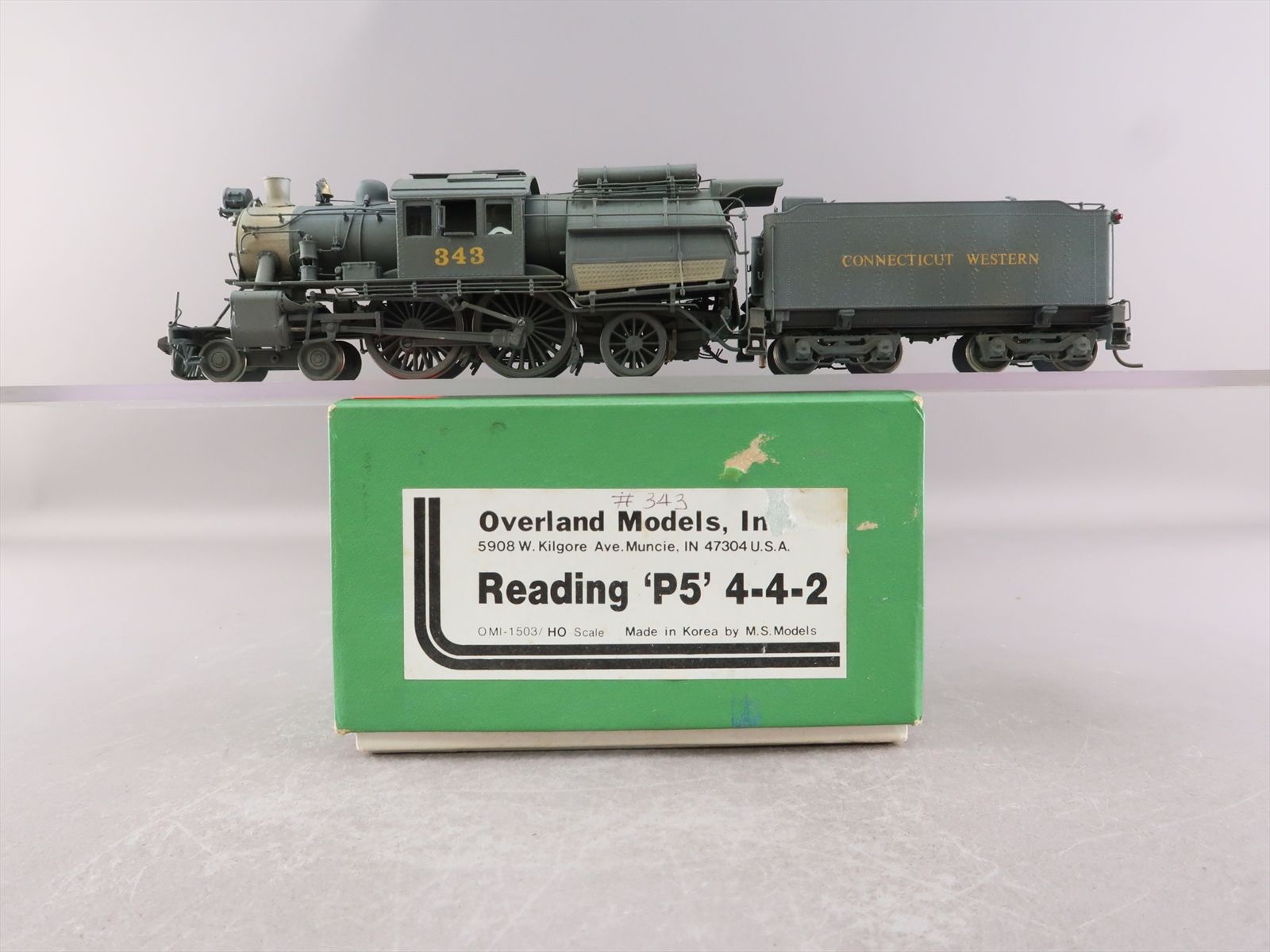 HO Brass Model - OMI 1503 RDG Reading as Connecticut Western P5 4-4-2 ...