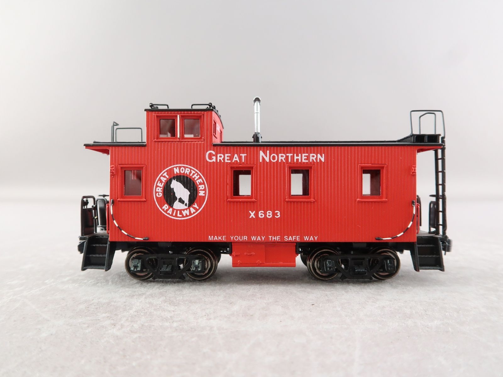 HO Brass Model - CIL 2236.1 GN Great Northern 25' Wood Caboose Later # ...