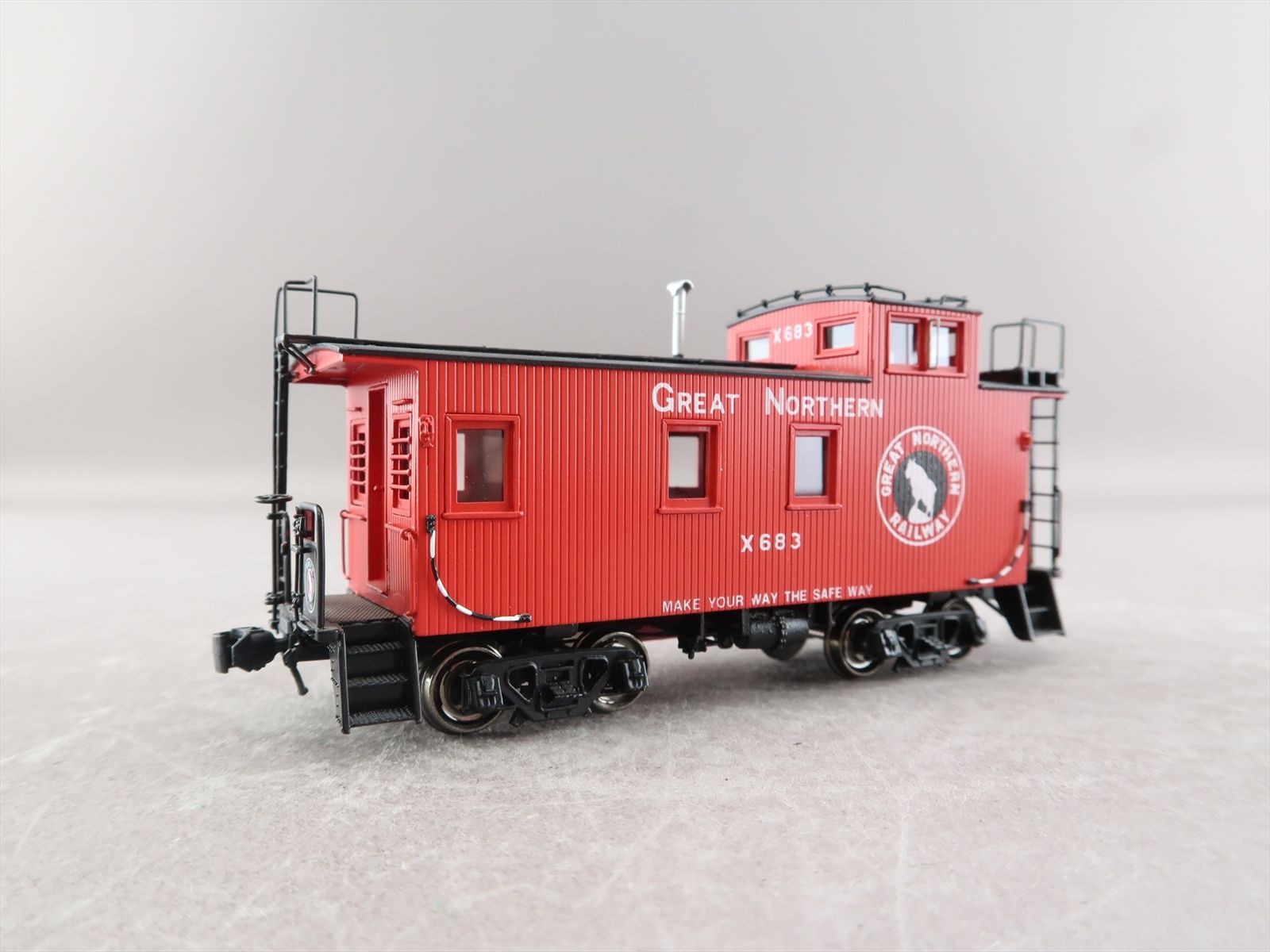 HO Brass Model - CIL 2236.1 GN Great Northern 25' Wood Caboose Later # ...
