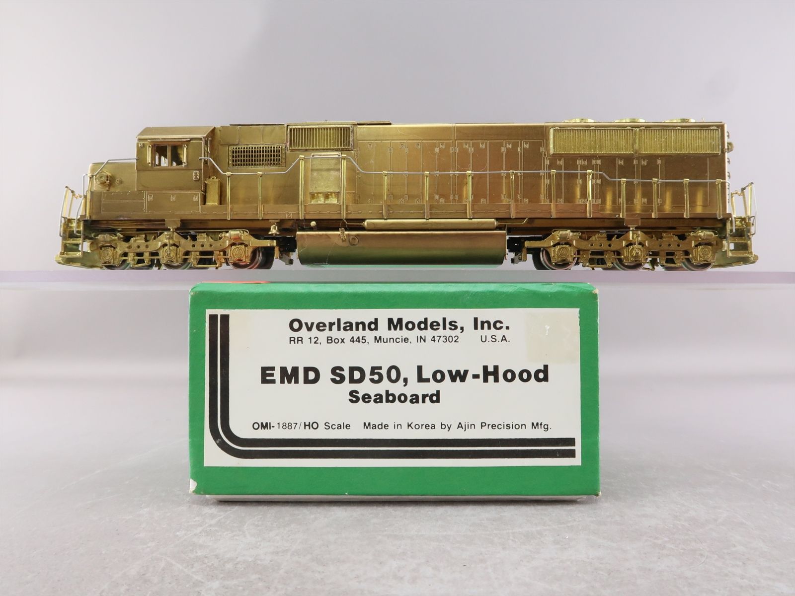 HO Brass Model - OMI 1887 SBD Seaboard EMD SD50 Low Hood - Unpainted ...
