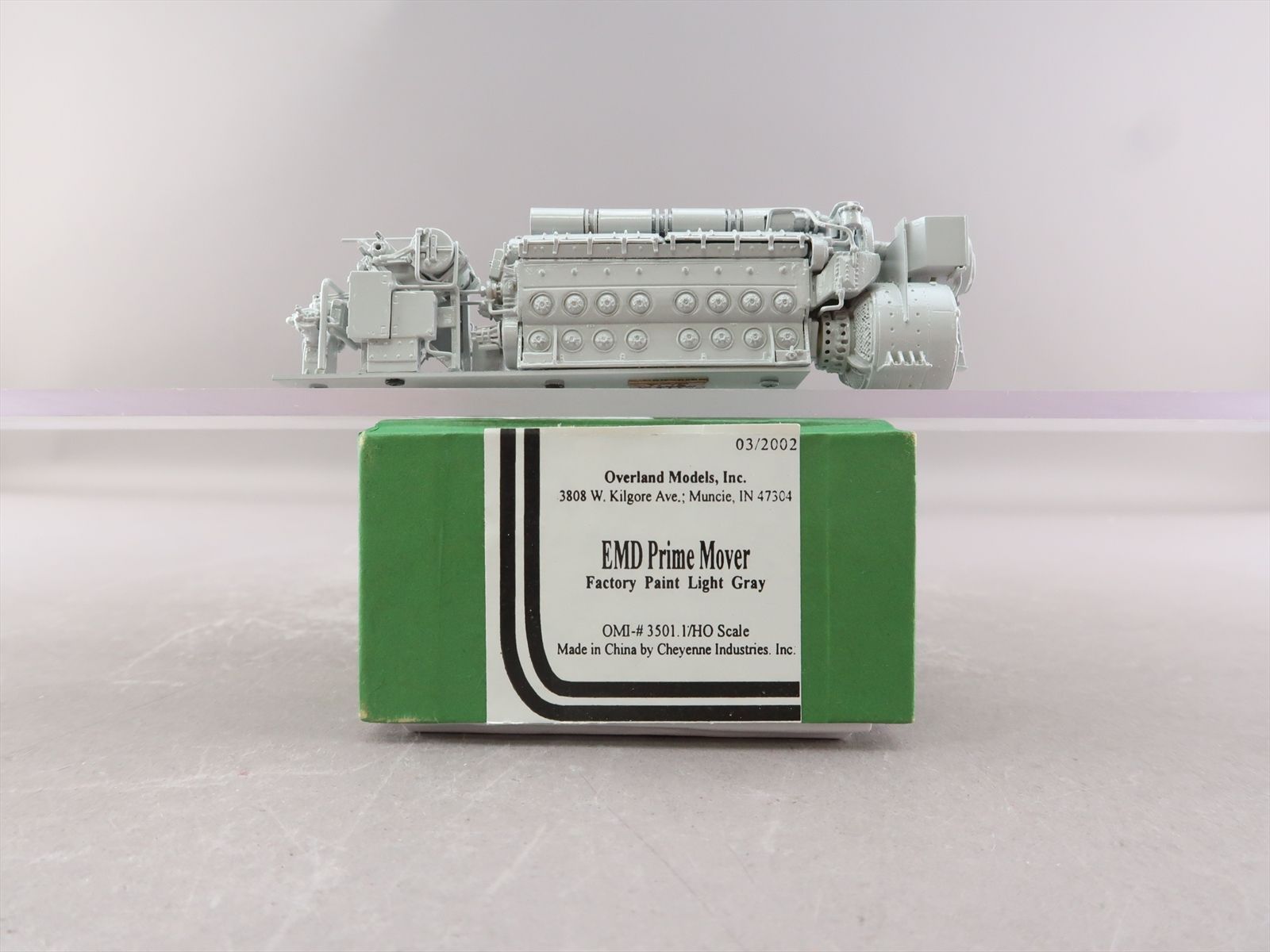 HO Brass Model - OMI 3501.1 EMD Prime Mover Light Gray - F/P - 2002 Run ...