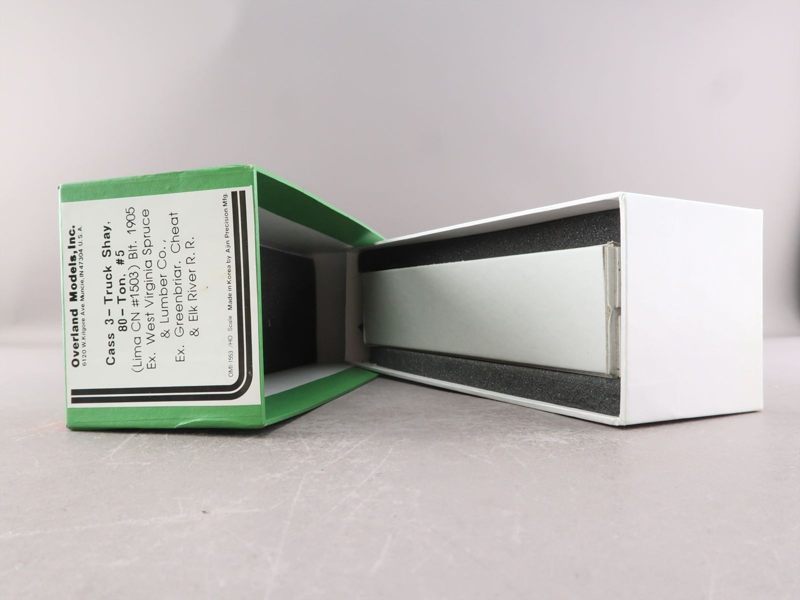 HO Brass Model - OMI 1553 Cass 3-Truck Shay 80-Ton #3 - Custom + DCC - Ajin