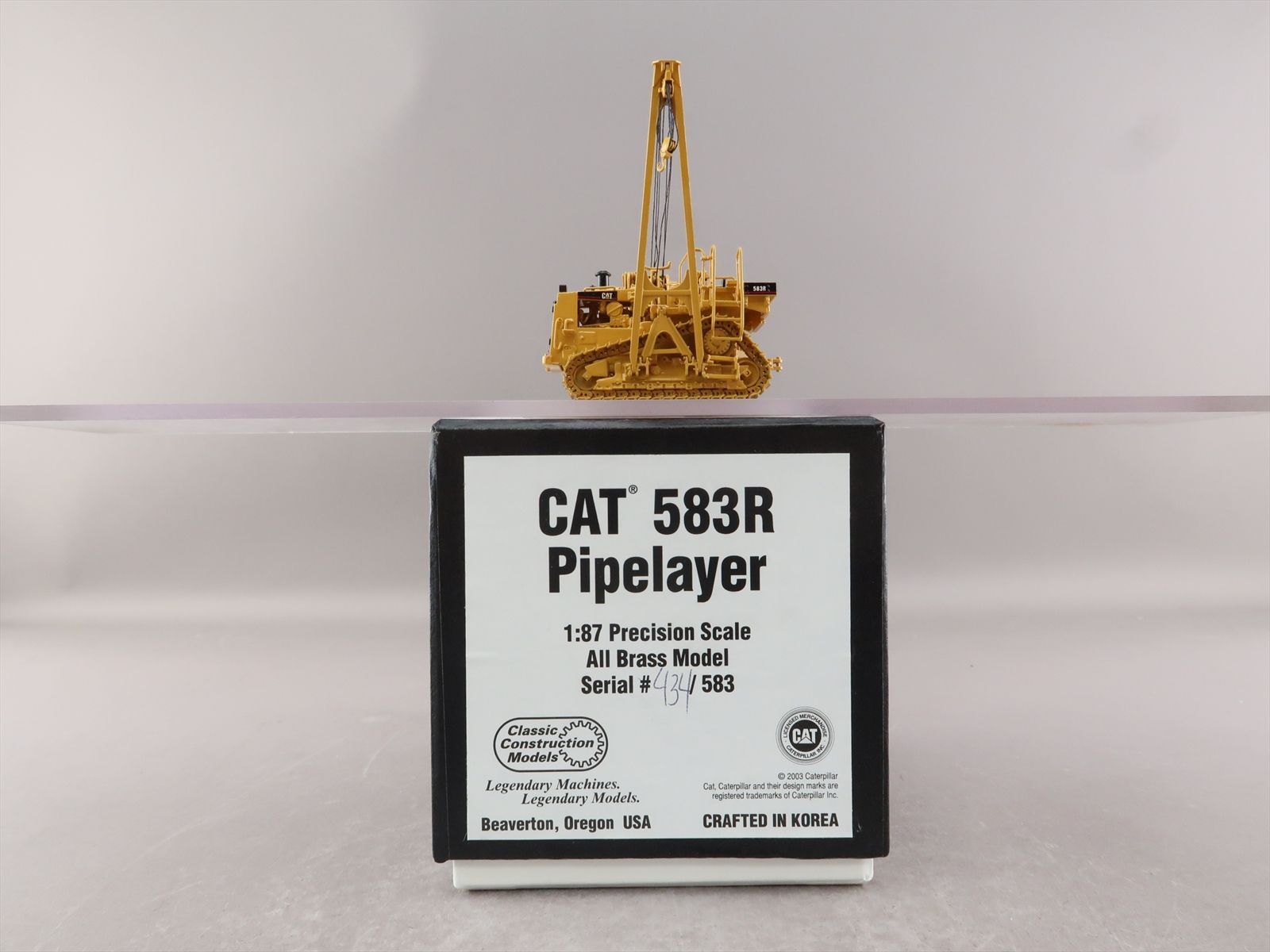 HO Brass Model - CCM Classic Construction Models Caterpillar CAT 583R ...