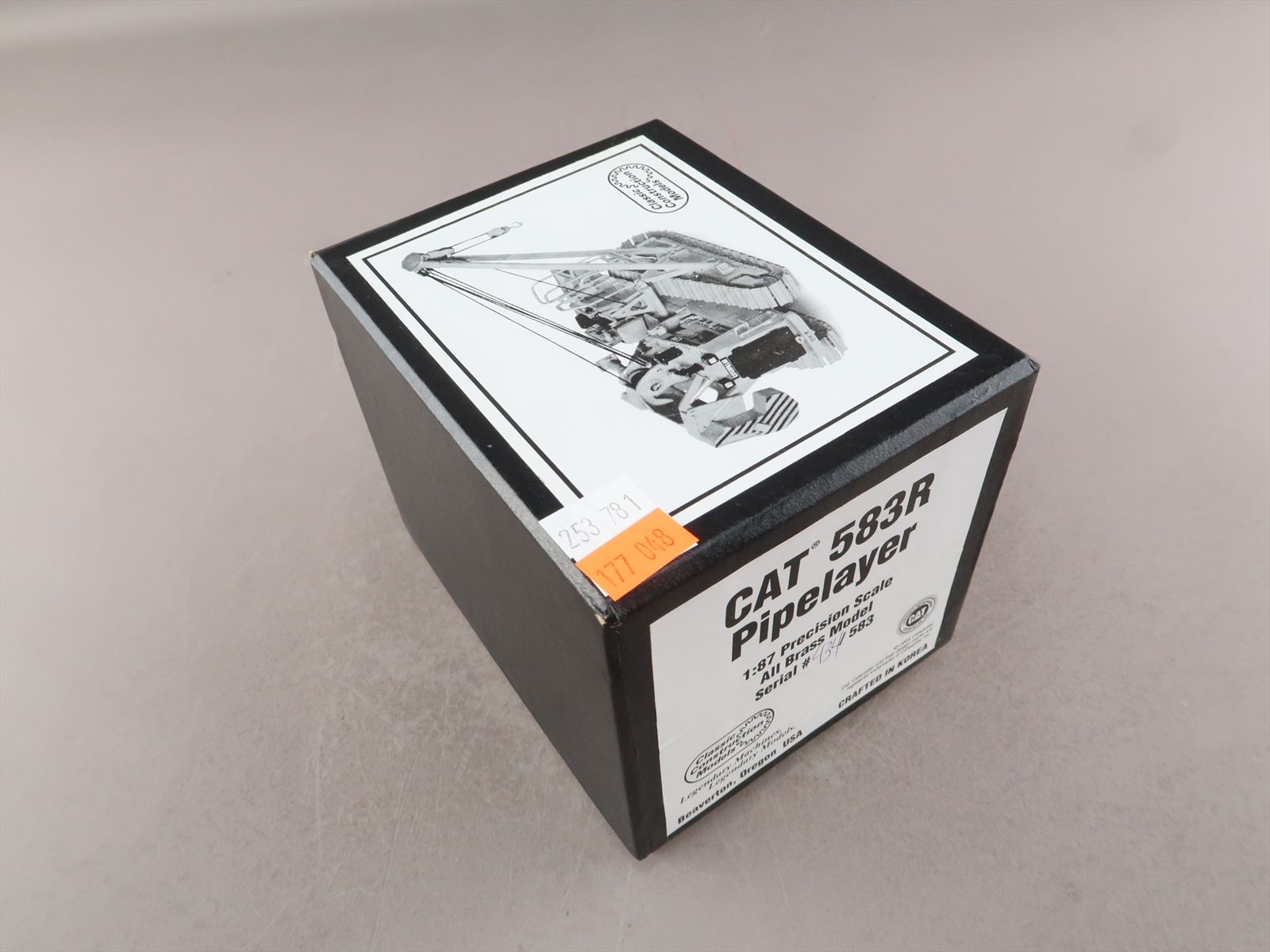 HO Brass Model - CCM Classic Construction Models Caterpillar CAT 583R ...