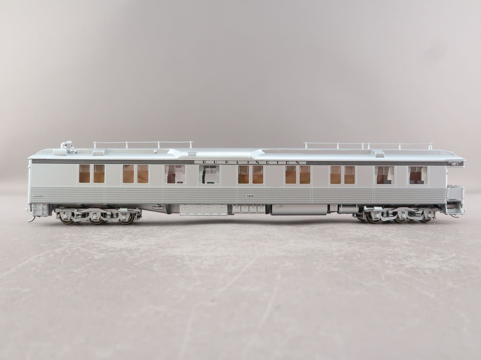 HO Brass Model - NBL 10004 CB&Q Burlington Business Car Shadow Line ...