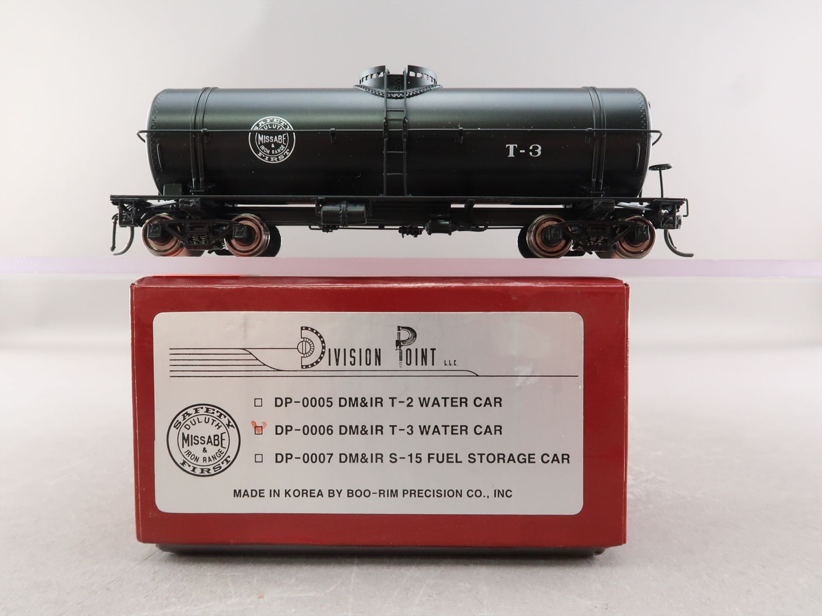 HO Brass Model - DP 0006 DM&IR Duluth Missabe & Iron Range Water Car T-3 - F/P - Boo-Rim