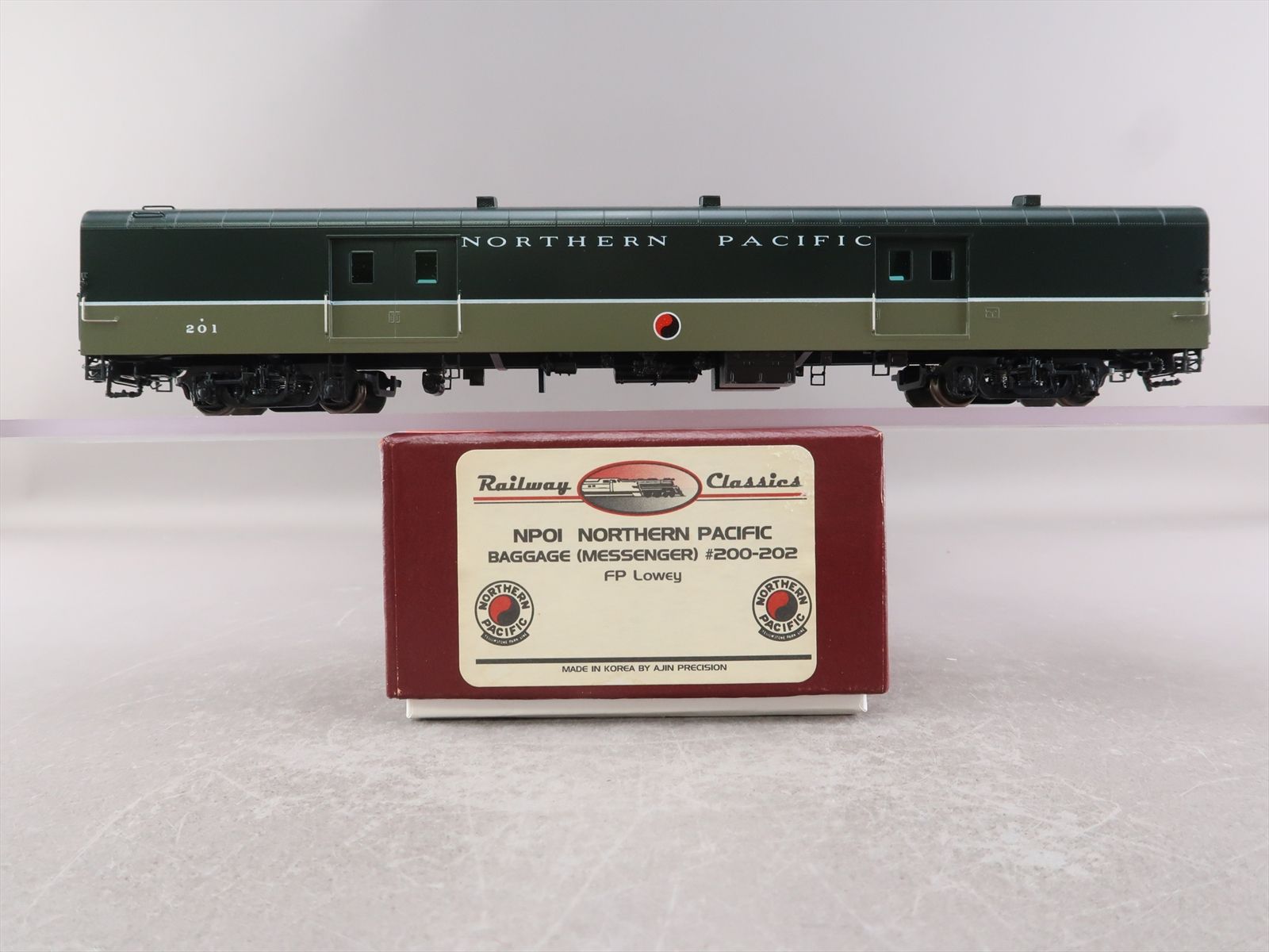HO Brass Model - RWC NP01 NP Northern Pacific Baggage Messenger Loewy ...