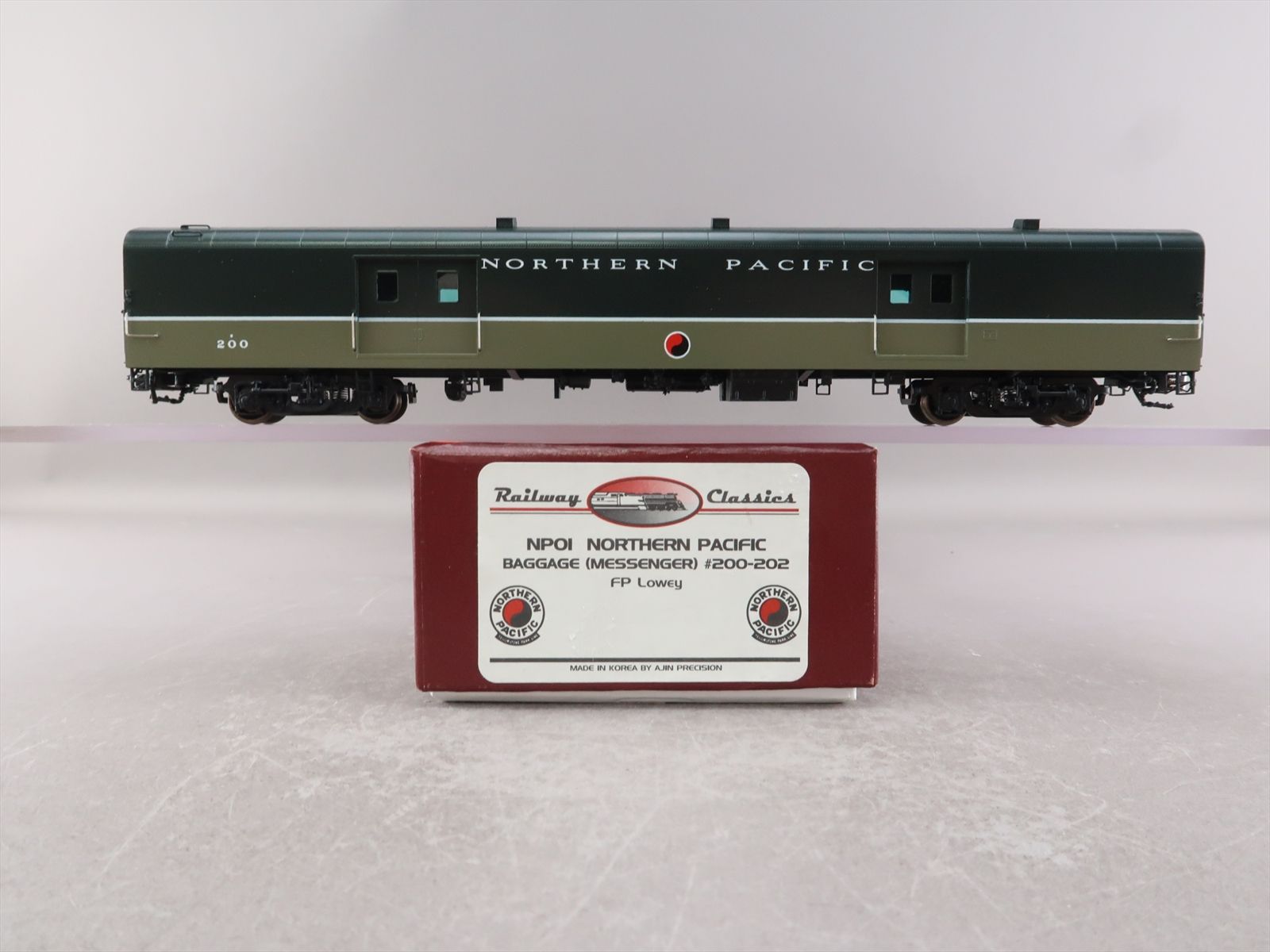 HO Brass Model - RWC NP01 NP Northern Pacific Baggage Messenger Loewy ...