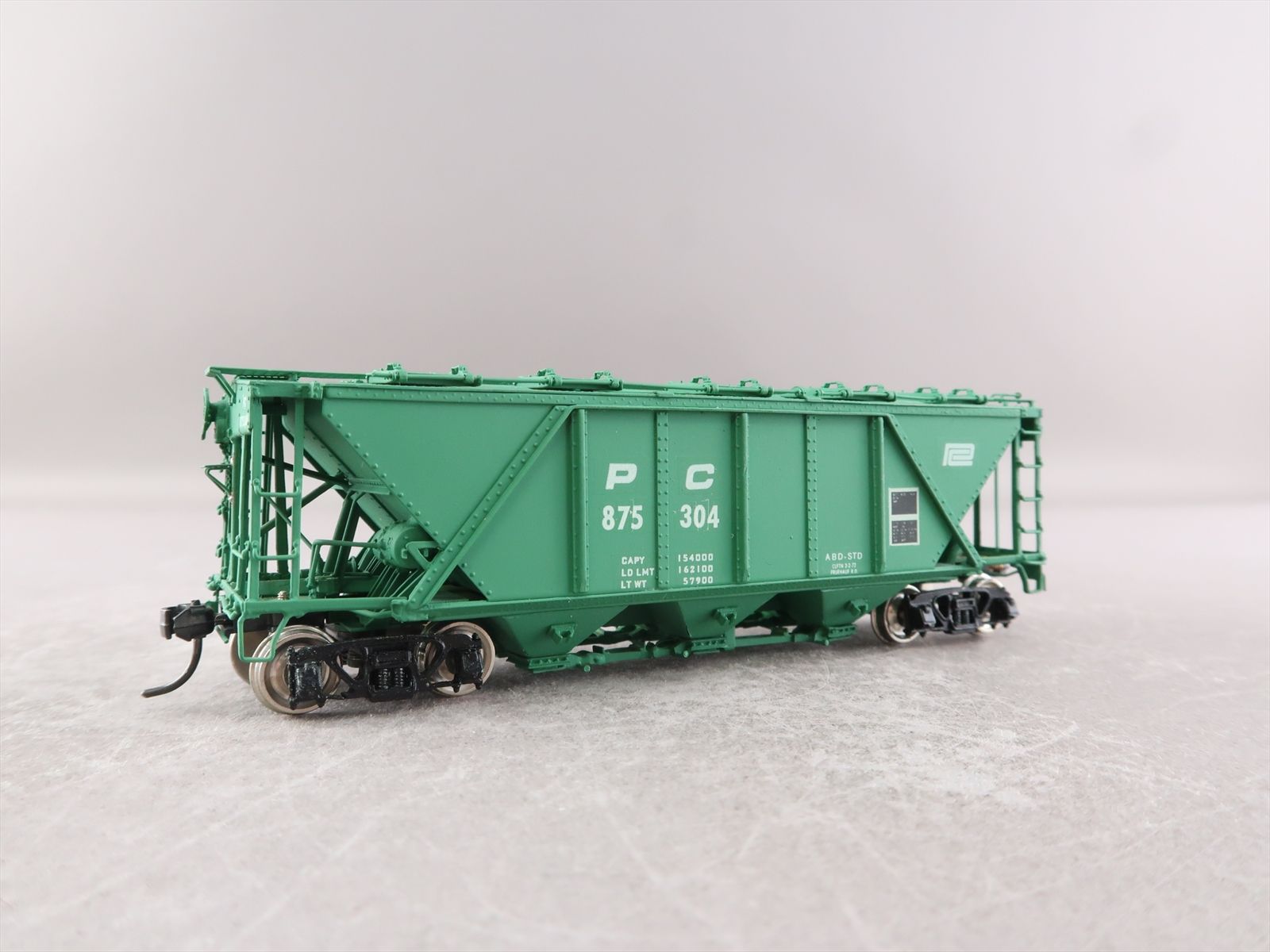 HO Brass Model - PSC 15860-3 PC Penn Central 70-Ton Covered AAR LO H30 ...