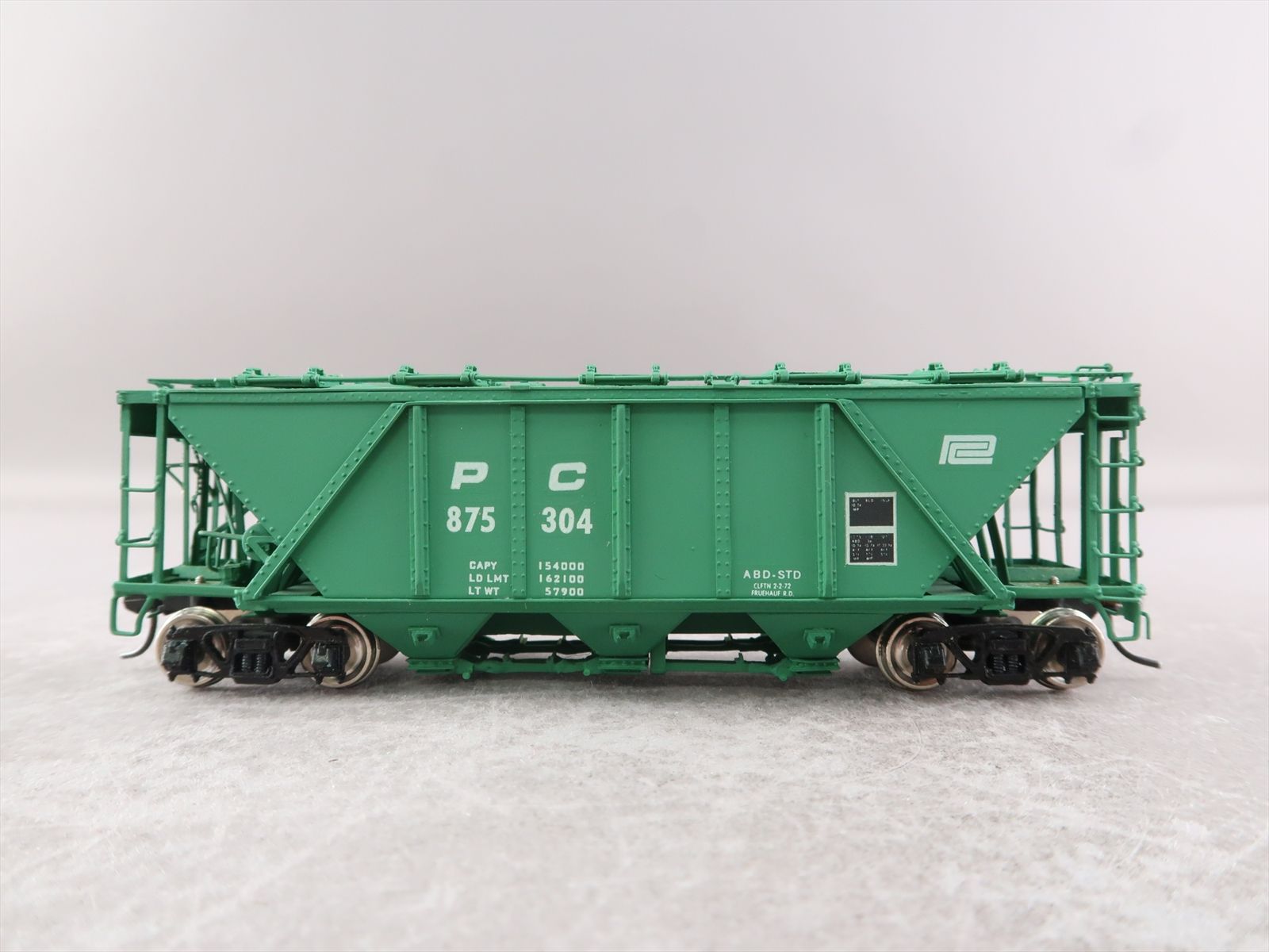 HO Brass Model - PSC 15860-3 PC Penn Central 70-Ton Covered AAR LO H30 ...
