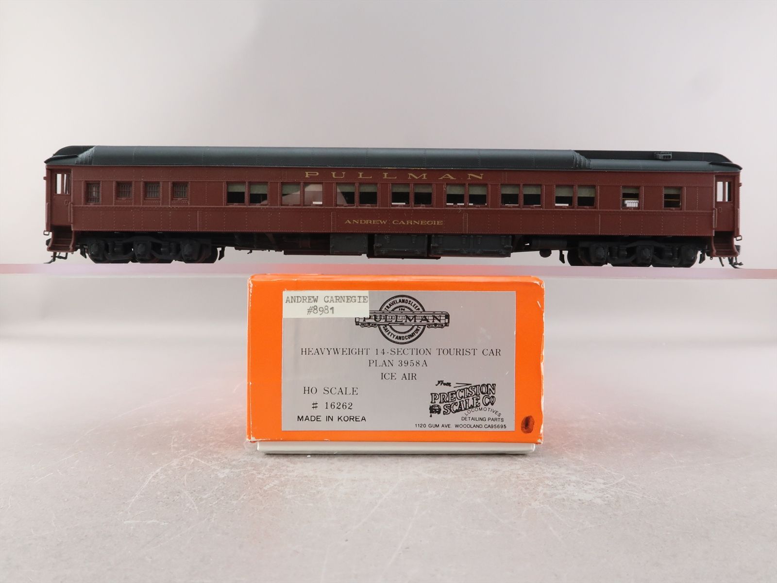 HO Brass Model - PSC 16262 Pullman Standard HW Heavyweight 14 Section ...