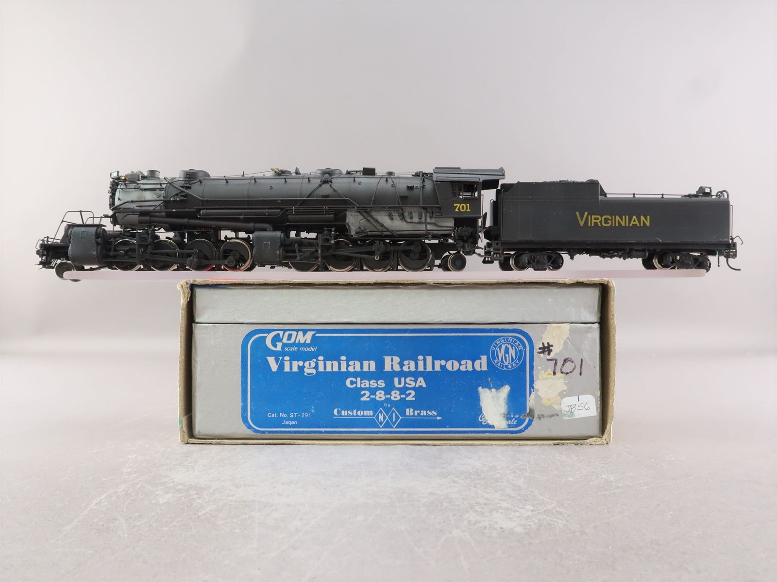 HO Brass Model - NJCB ST-291 VGN Virginian USA Class 2-8-8-2 #701 ...