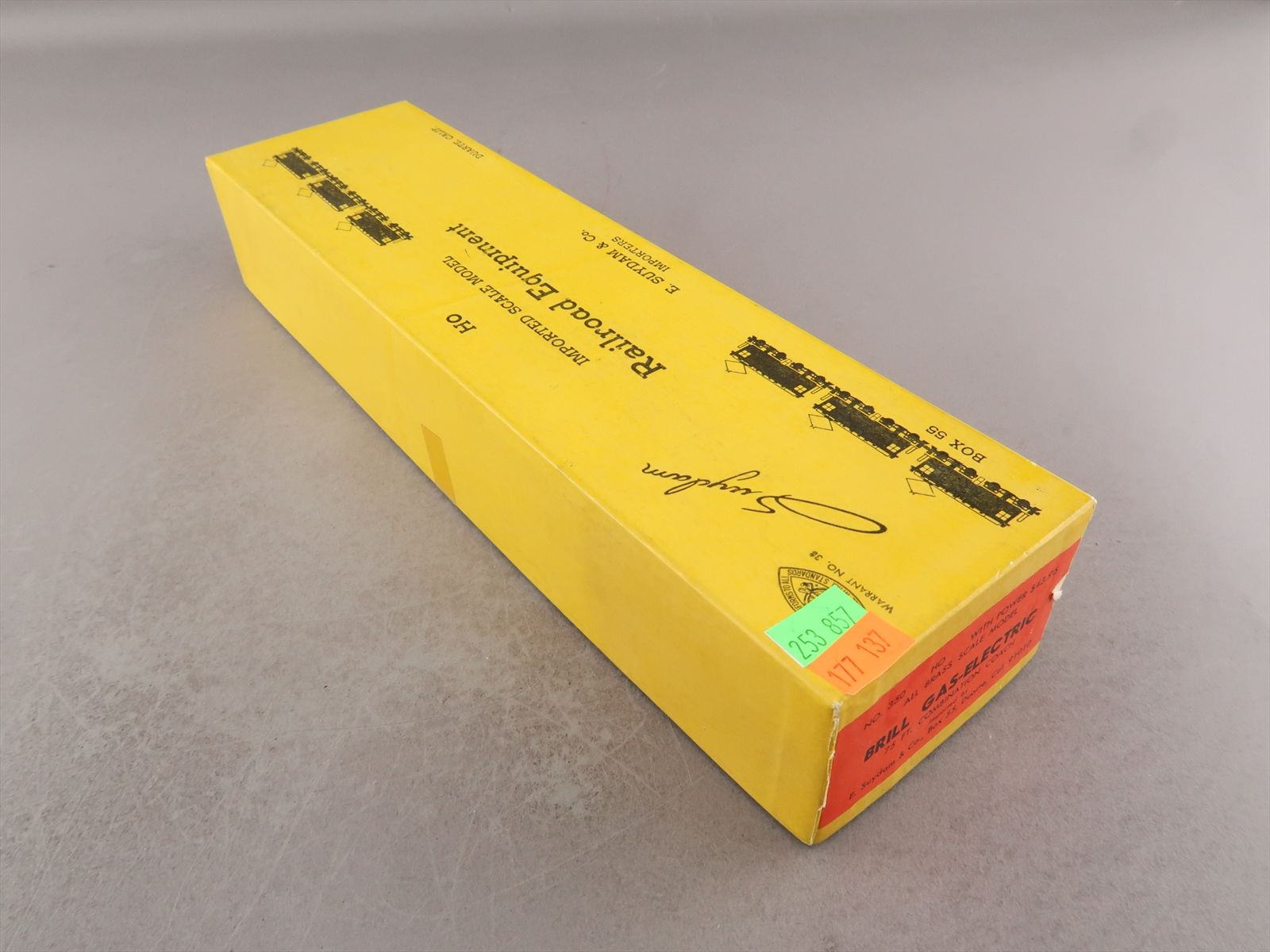 HO Brass Model - Suydam 350 UP Union Pacific 75' Brill Gas Electric ...