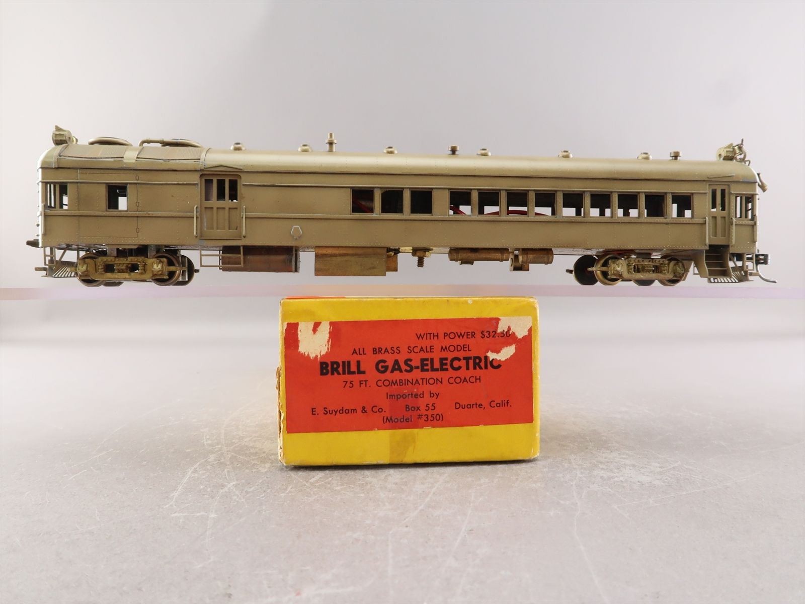 HO Brass Model - Suydam 350 UP Union Pacific 75' Brill Gas Electric ...