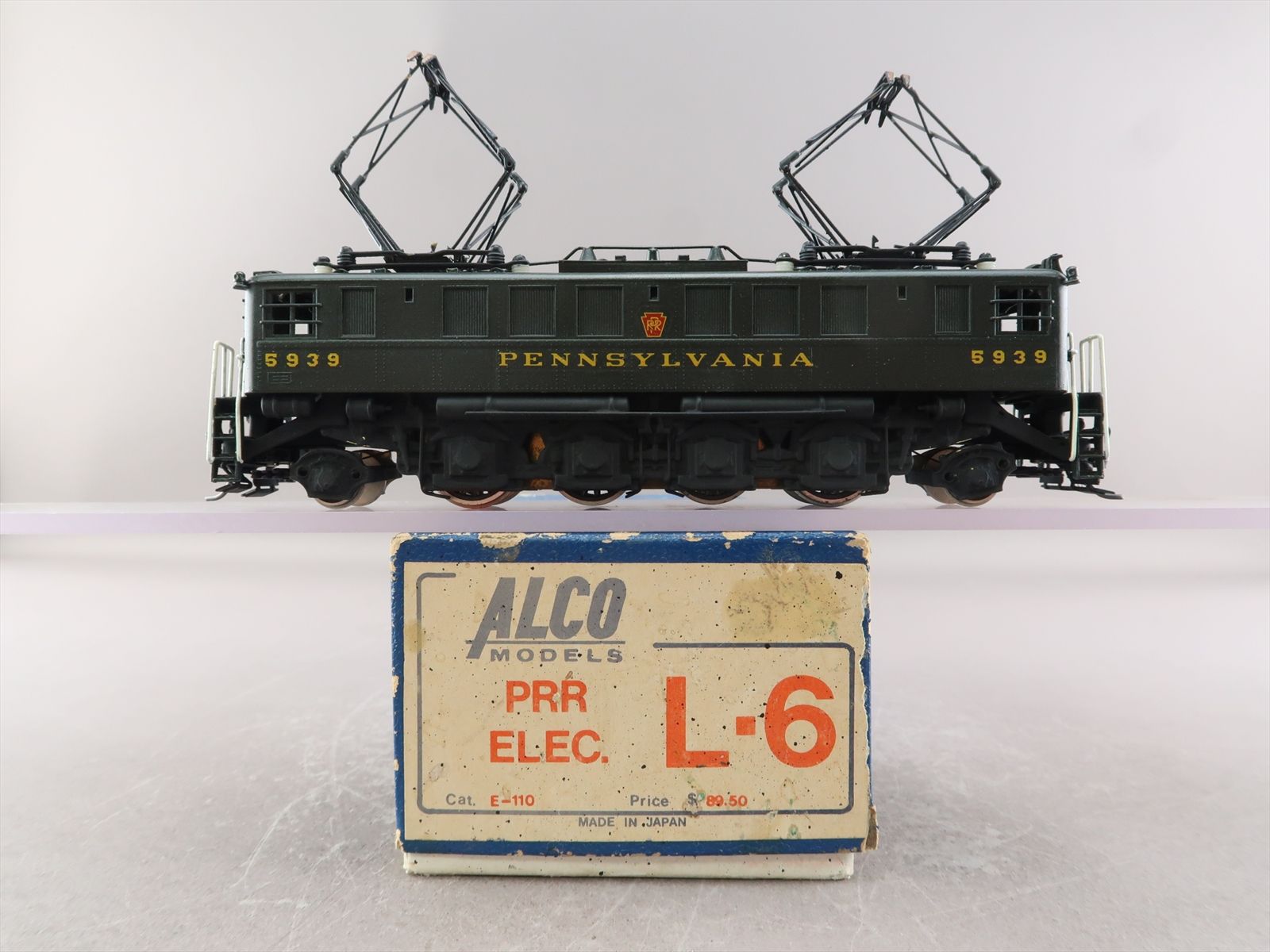 HO Brass Model - ALCO E-110 PRR Pennsylvania L-6 Electric #5939 ...