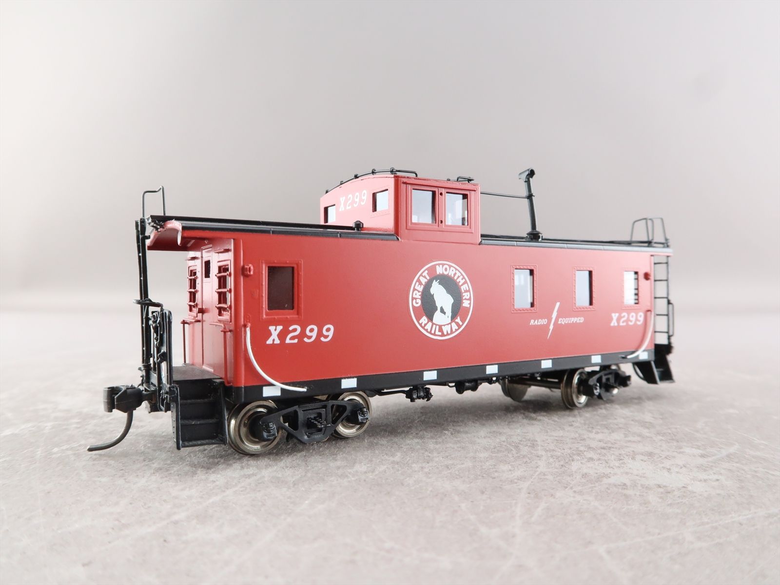 HO Brass Model - OMI 1237.1 GN Great Northern Steel Caboose 1949 Era # ...