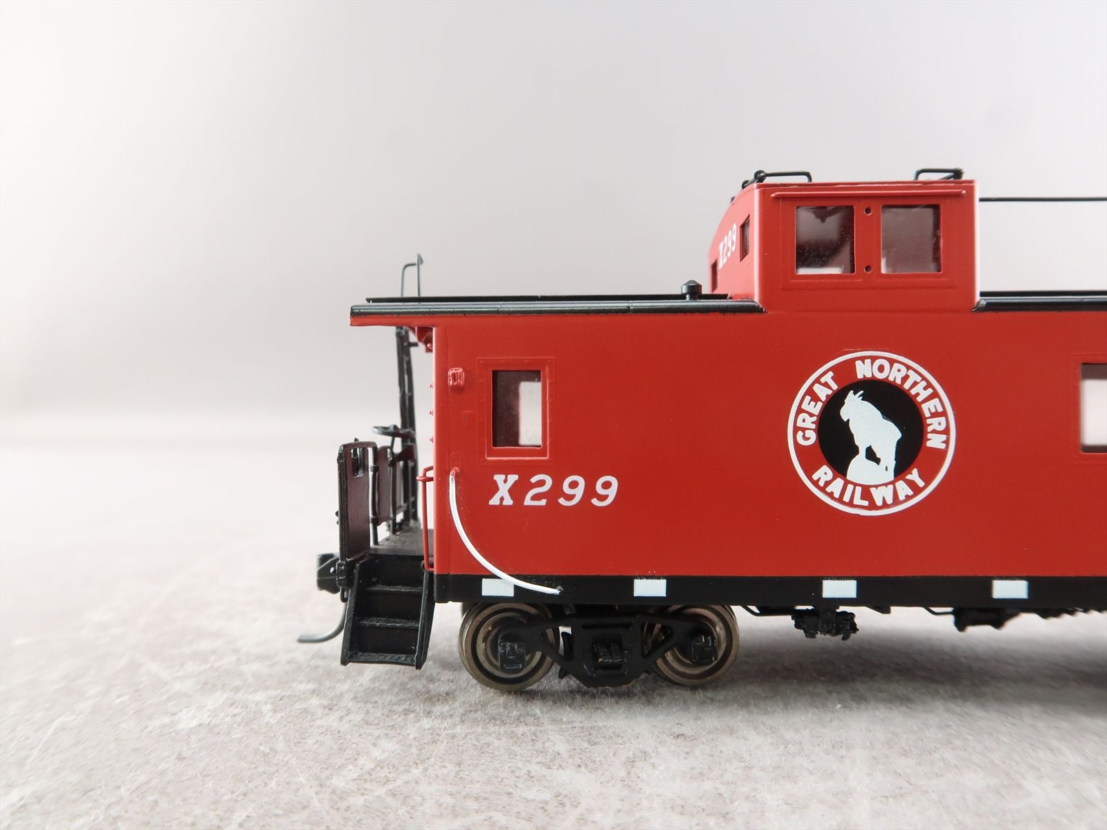 HO Brass Model - OMI 1237.1 GN Great Northern Steel Caboose 1949 Era # ...
