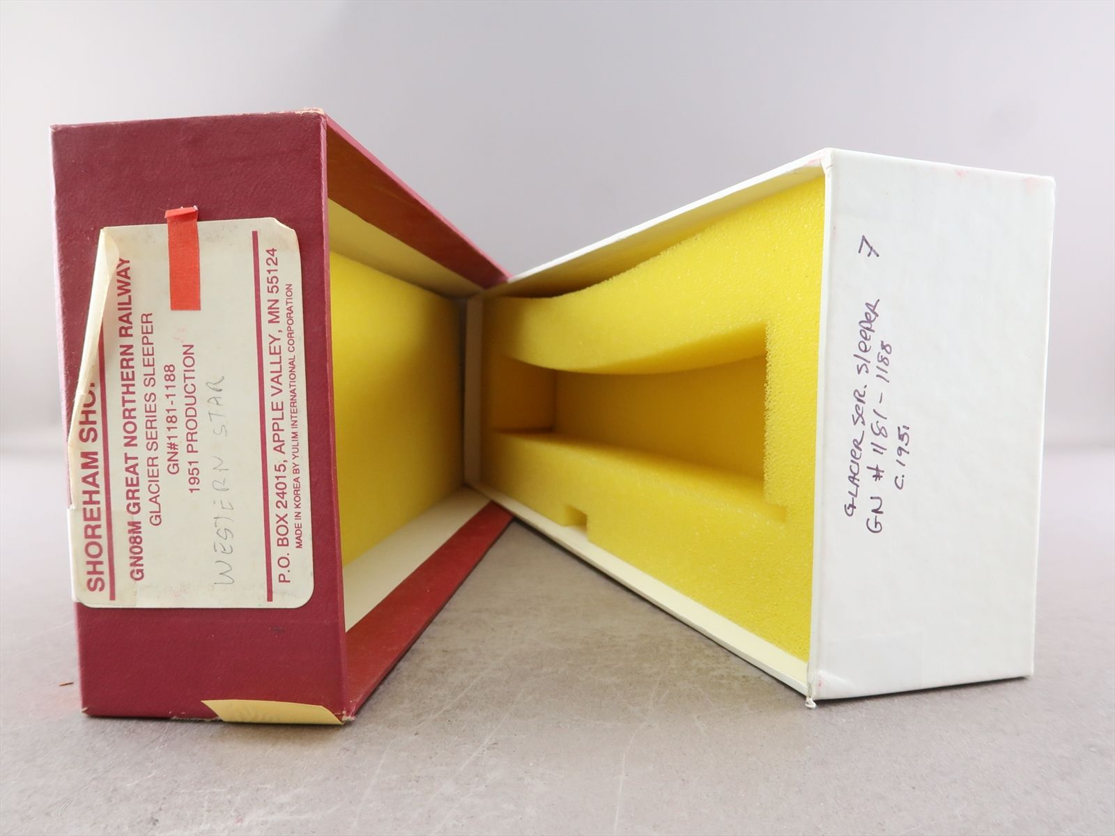 HO Brass Model - SSL GN08M GN Great Northern / CB&Q Sleeper Wenatchee ...