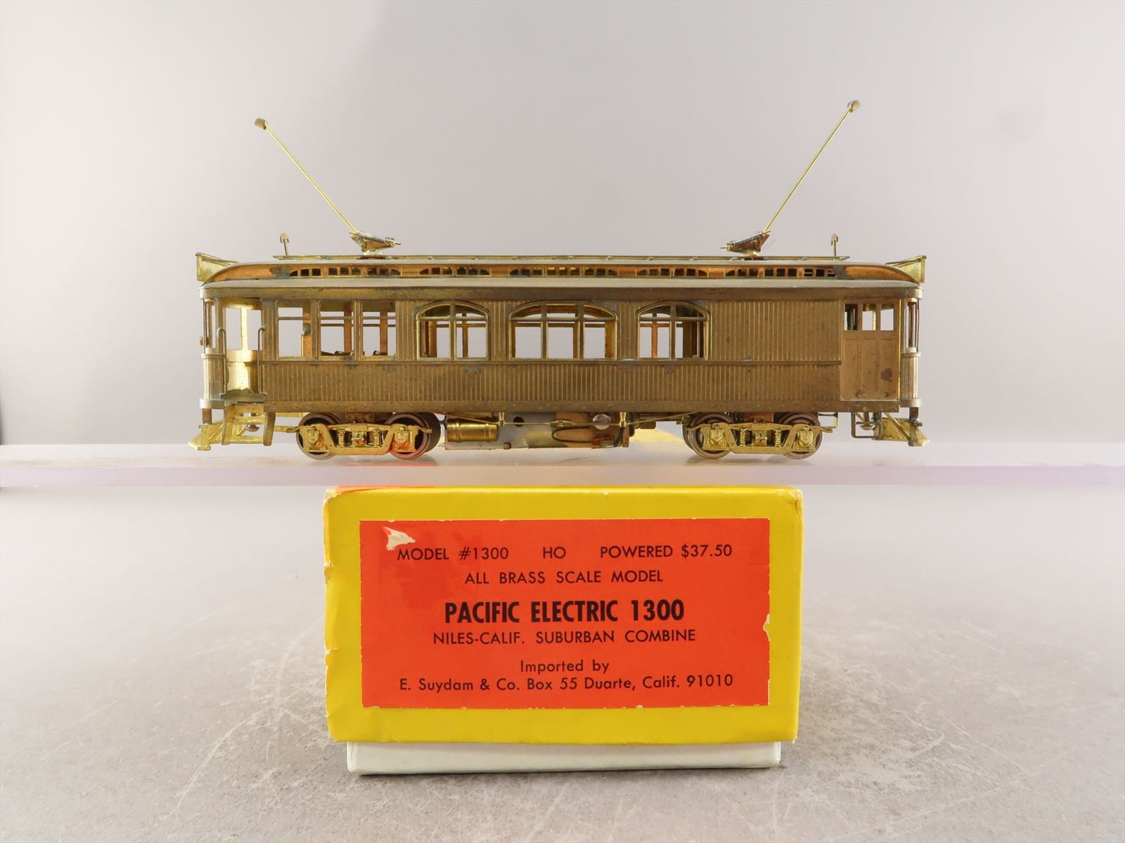 HO Brass Model - Suydam 1300 PE Pacific Electric Niles California ...