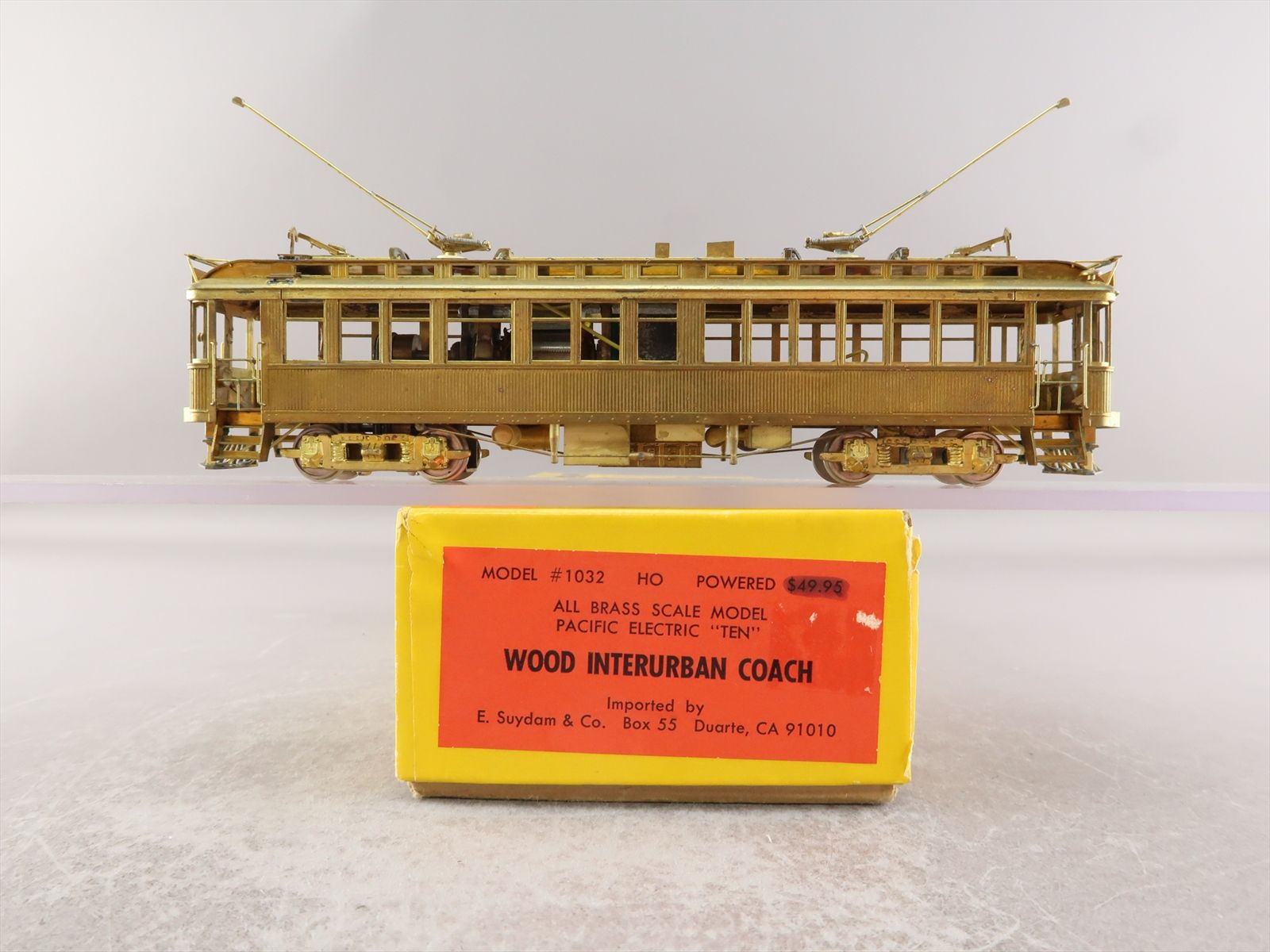 HO Brass Model - Suydam 1032 PE Pacific Electric Ten Wood 55 ...