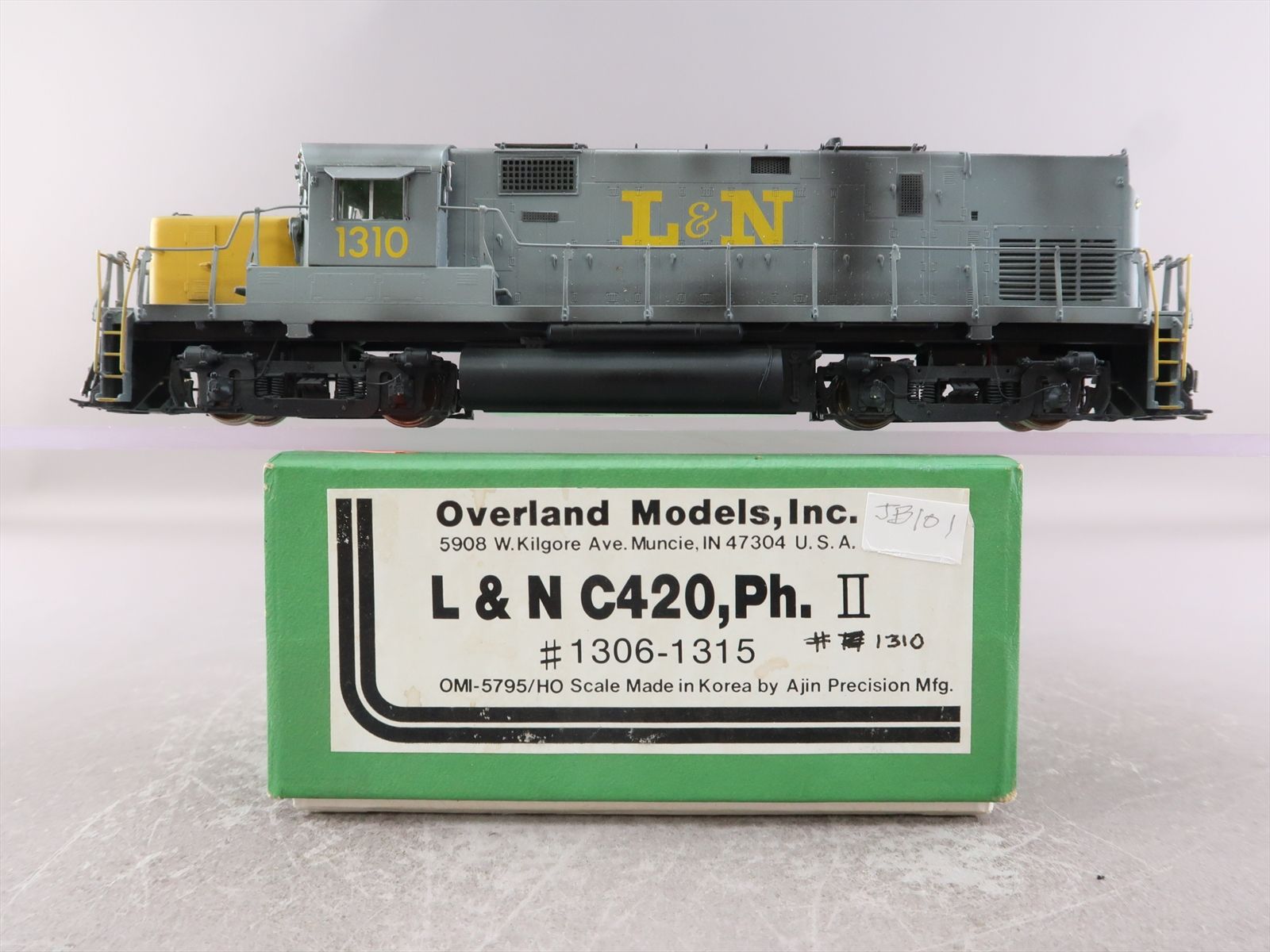 HO Brass Model - OMI 5795 L&N Louisville & Nashville C420 #1310 - Custom + Weathered - 1989 Run ...